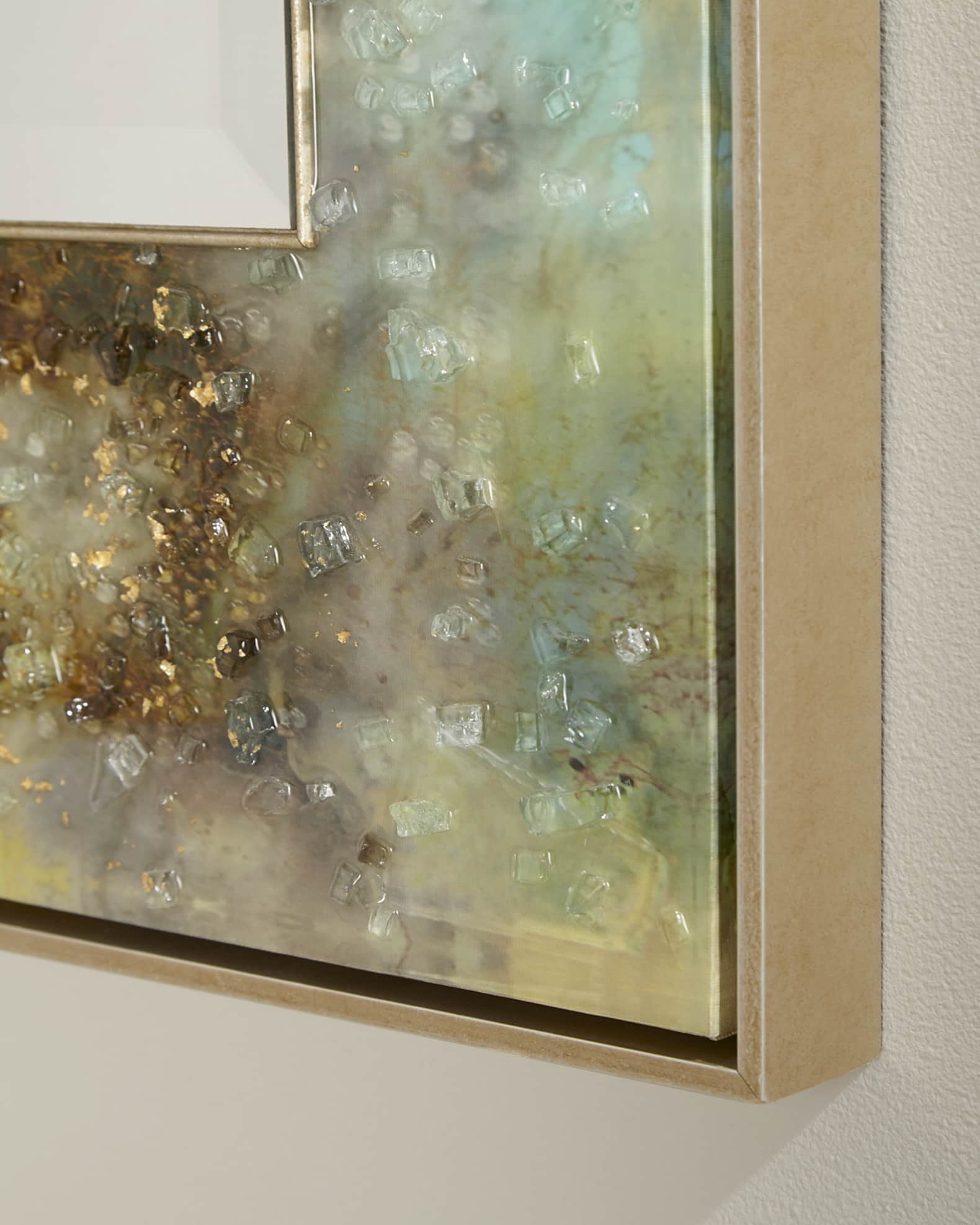 John-Richard Collection Mary Hong's "Galactic" Mirror Wall Art | Horchow