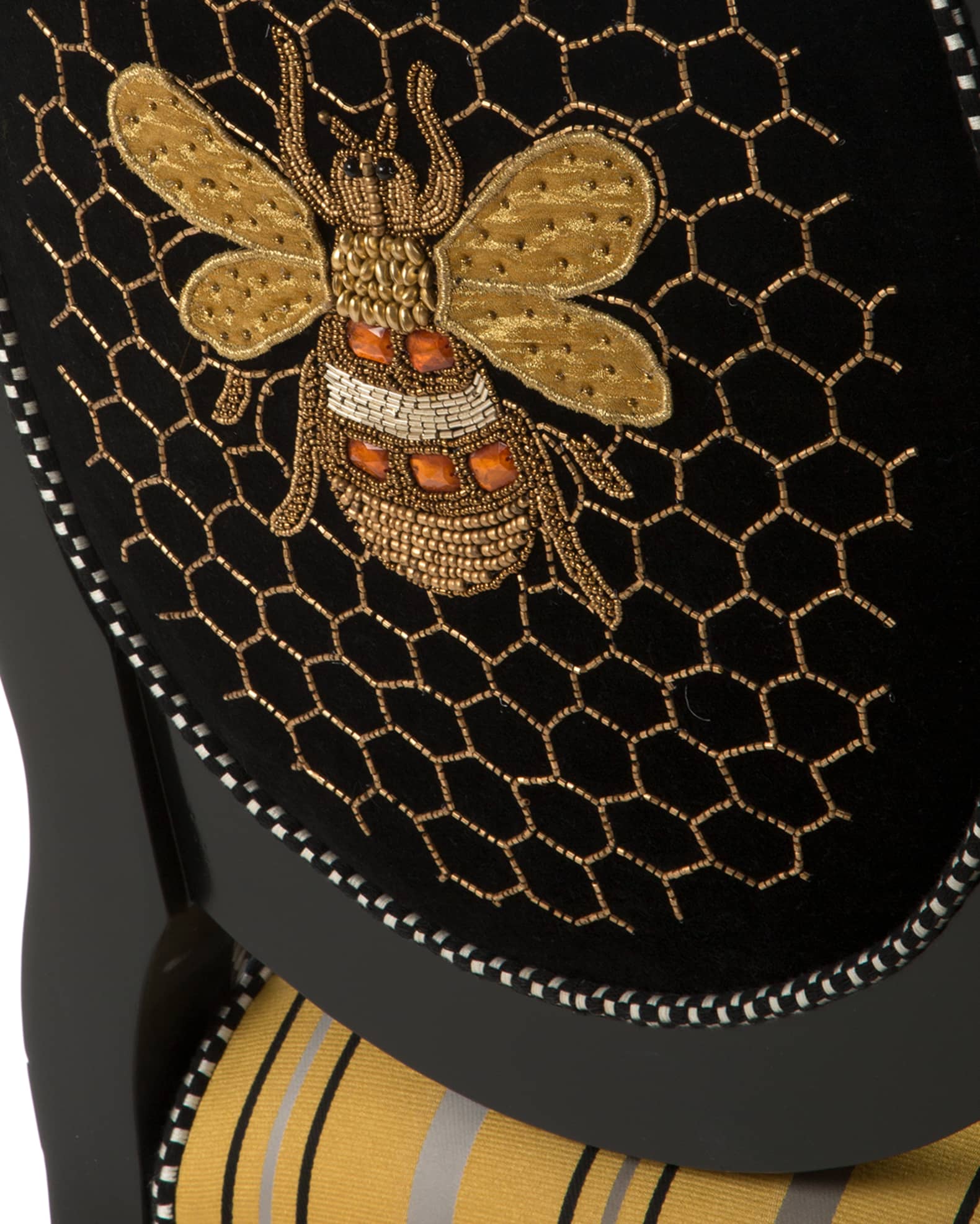 MacKenzie-Childs Queen Bee Side Chair | Horchow