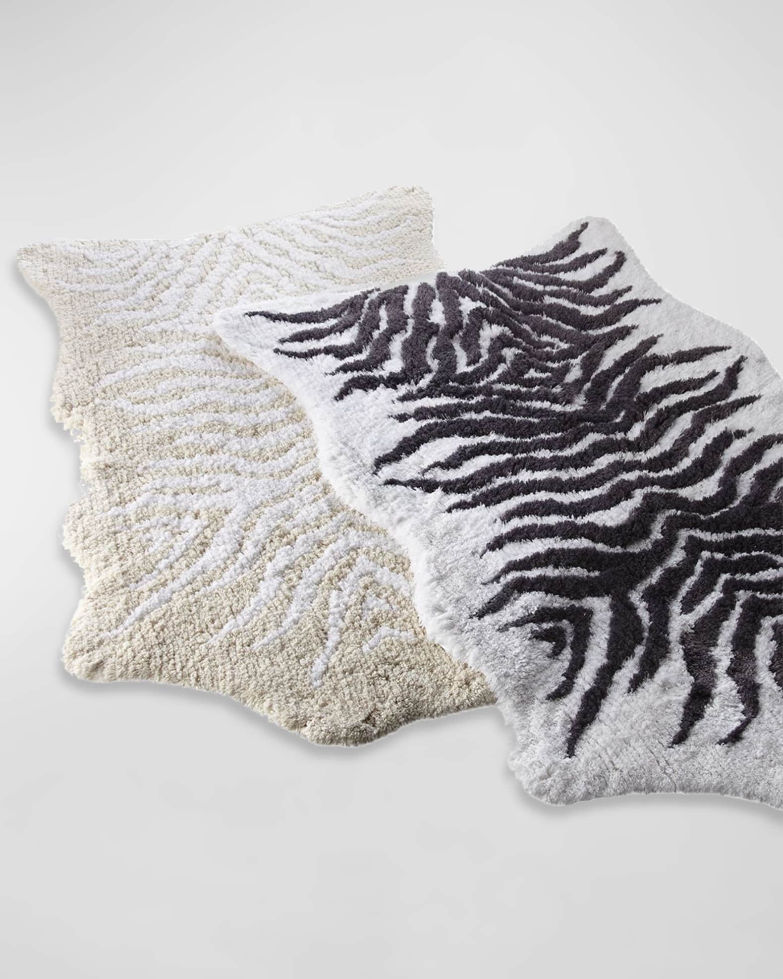 Graccioza Mountain Zebra Bath Rug, 35" x 59" | Horchow