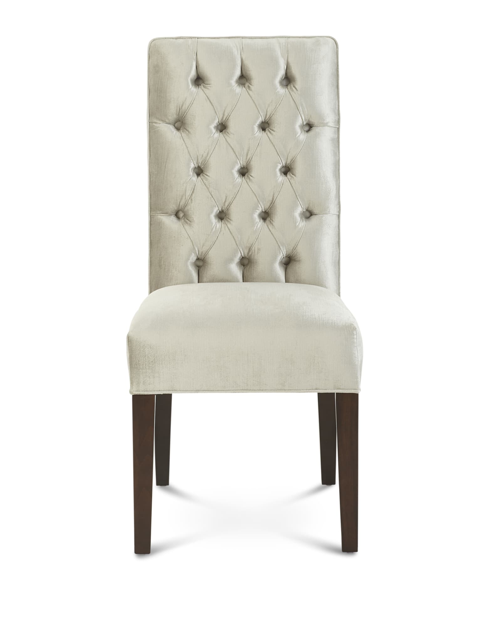 Haute House Brittany Mirrored Trim Dining Chair | Horchow