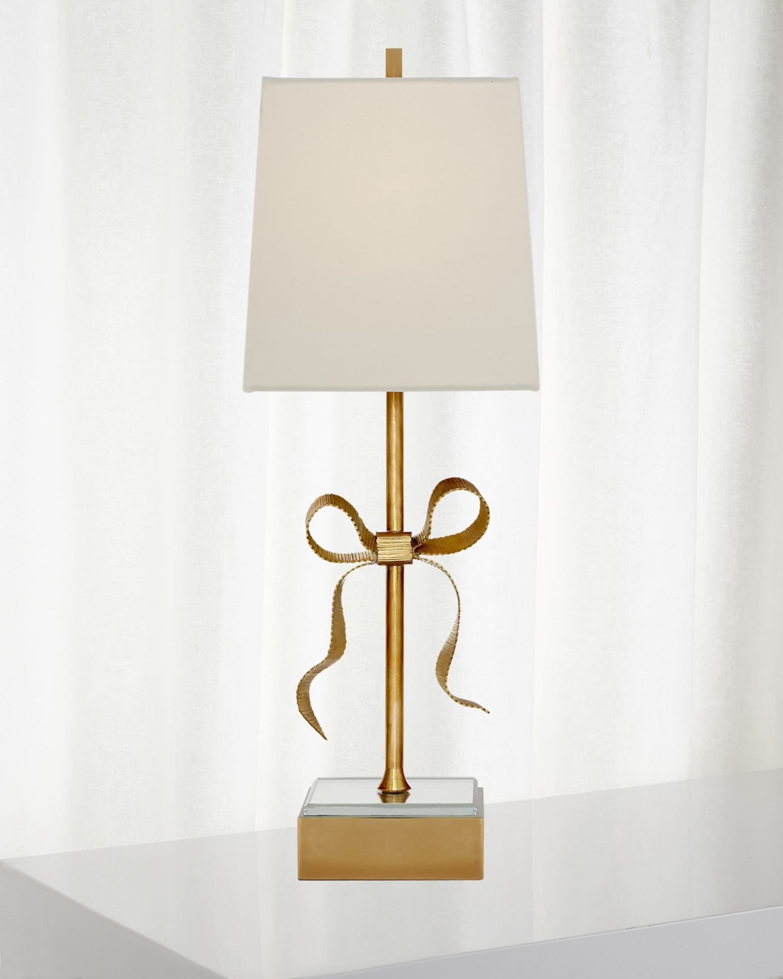 Visual Comfort Signature Ellery Grosgrain Bow Table Lamp | Horchow