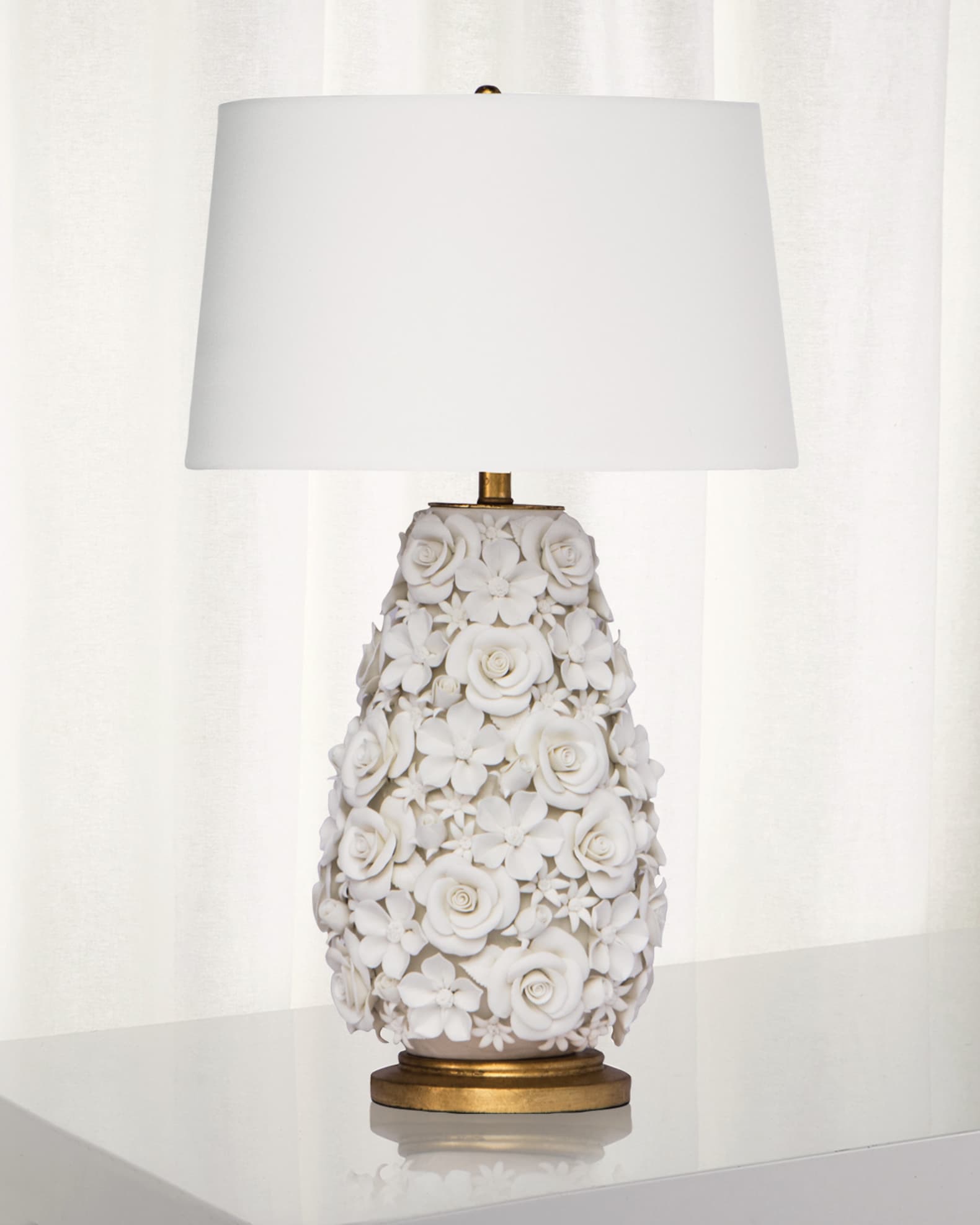 Regina Andrew Alice Porcelain Flower Table Lamp | Horchow