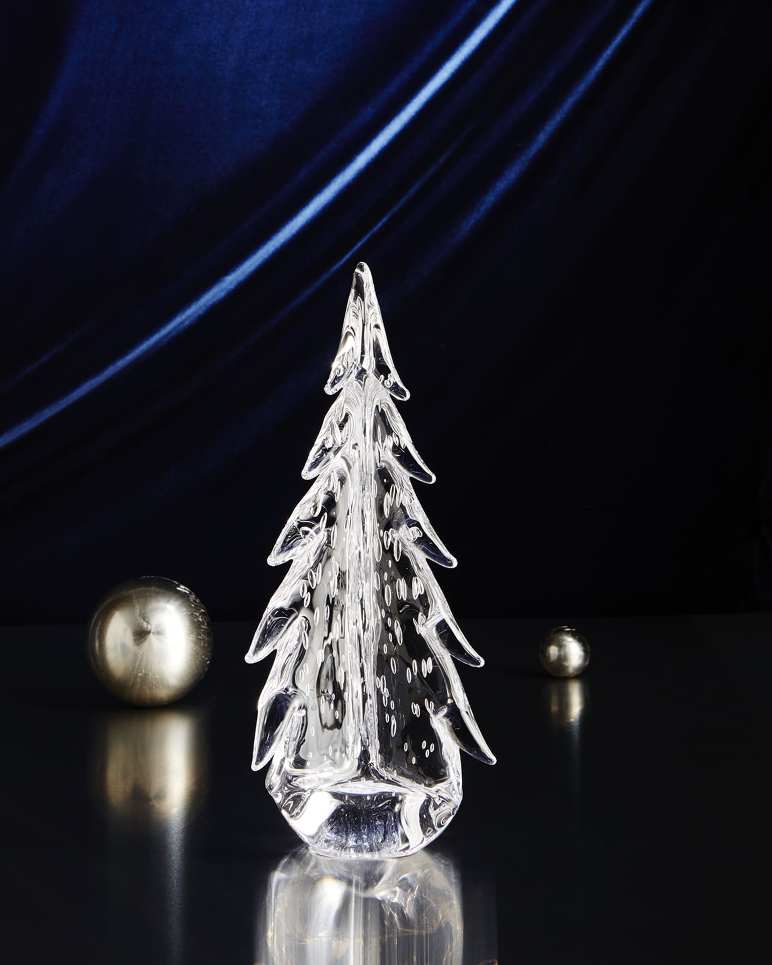 Simon Pearce Evergreen 8" Bubble Glass Tree | Horchow