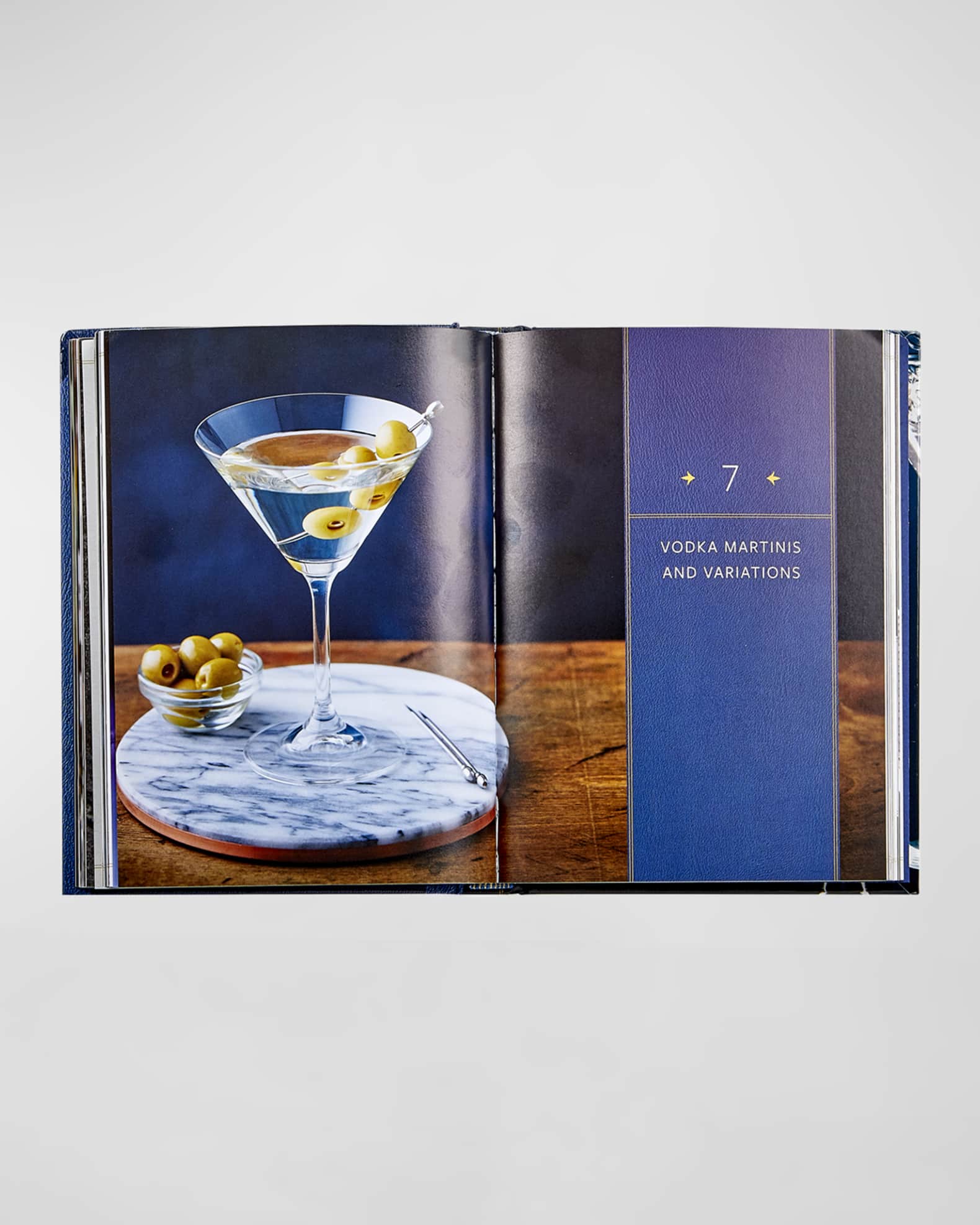 Graphic Image "Martini Field Guide" Leather Bound Book, Personalized ...