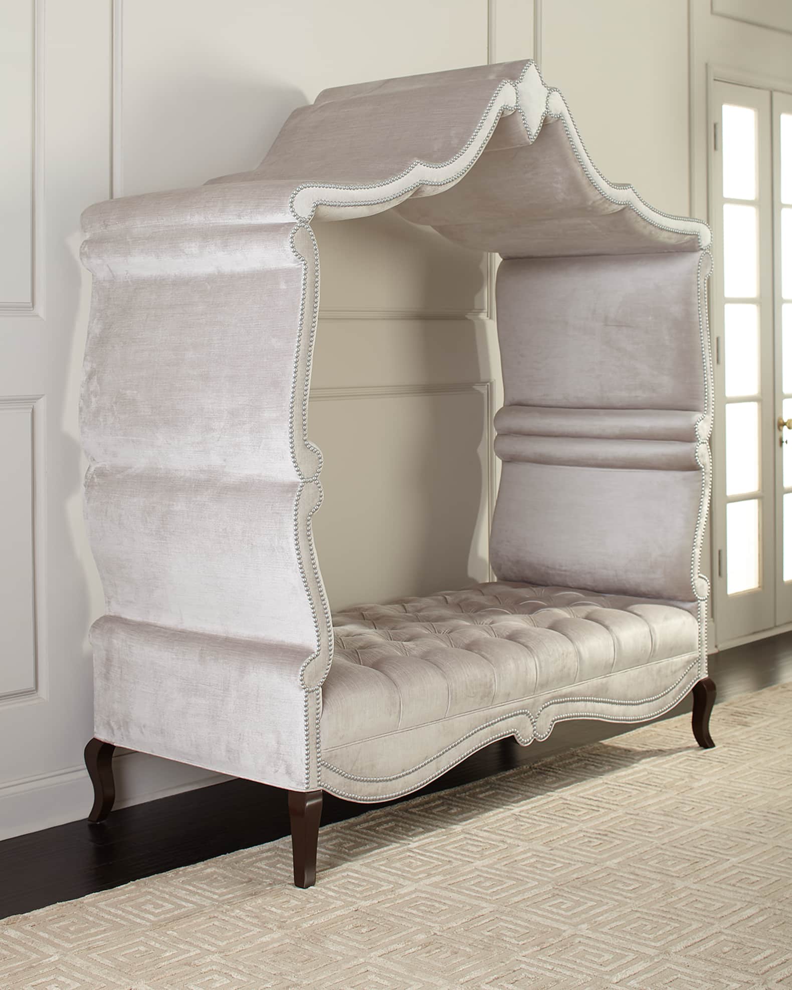 Haute House Antoinette Hooded Bench | Horchow