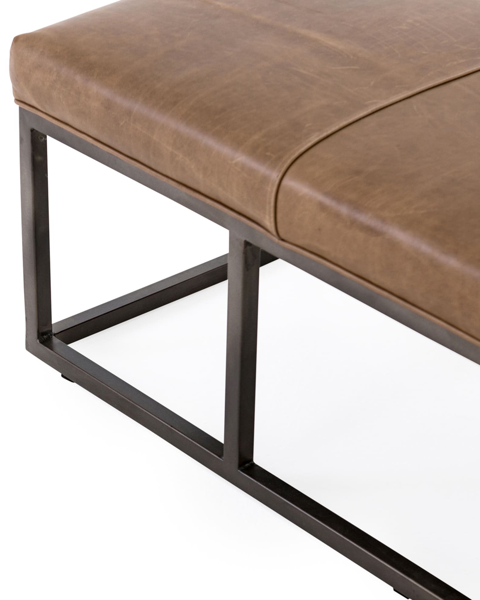 Four Hands Beaumont Leather Bench | Horchow