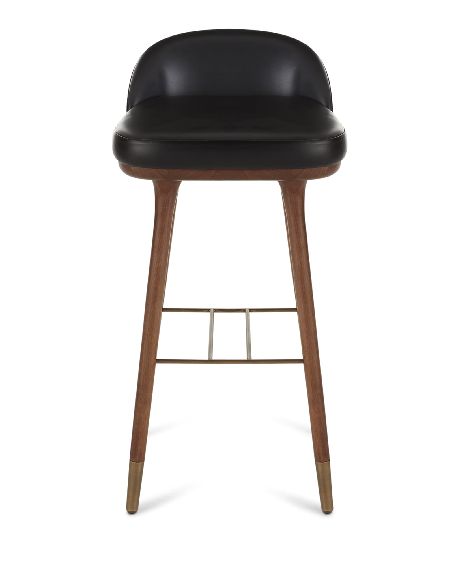 Arteriors Walsh Leather Bar Stool, 31” | Horchow