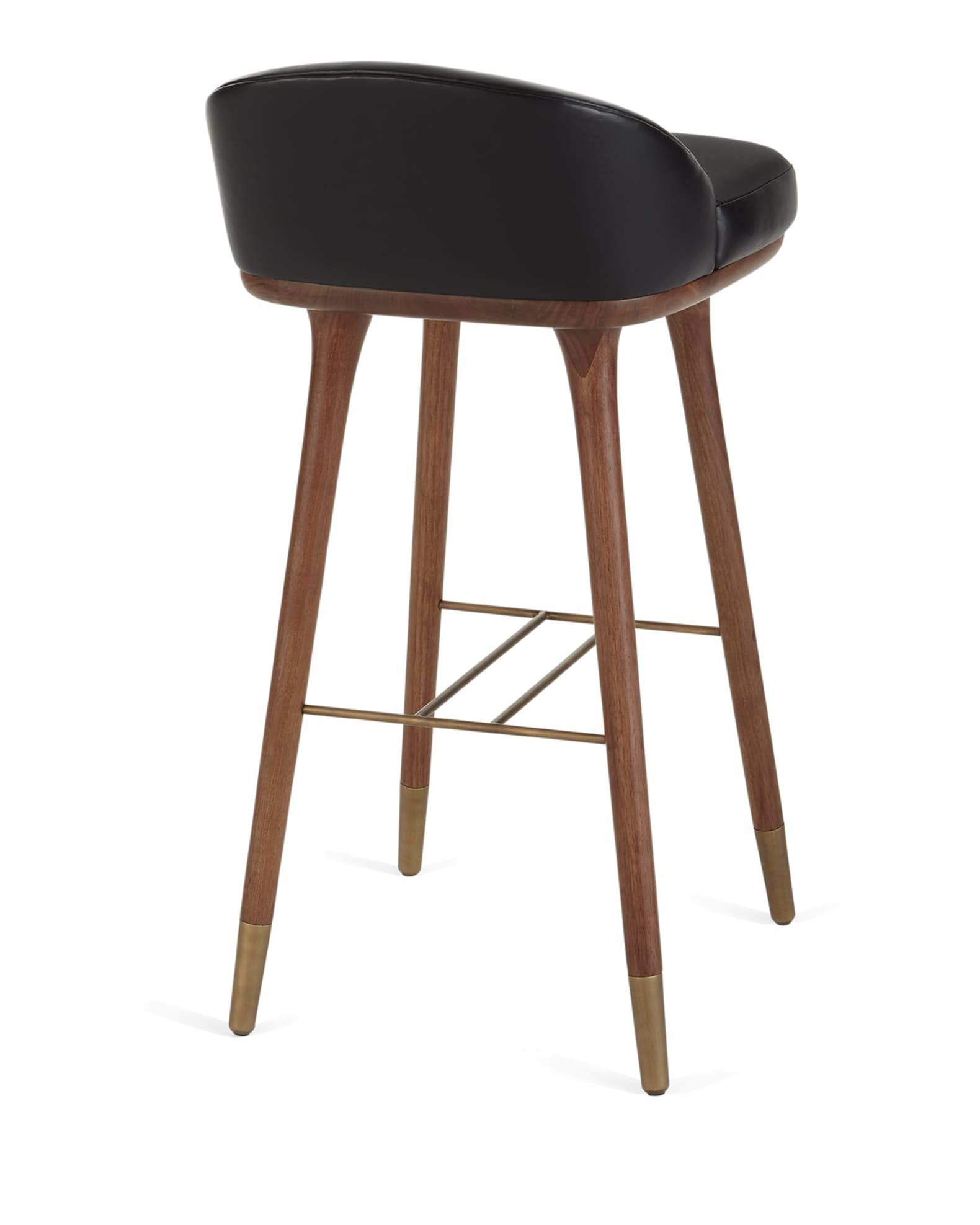 Arteriors Walsh Leather Bar Stool, 31” | Horchow