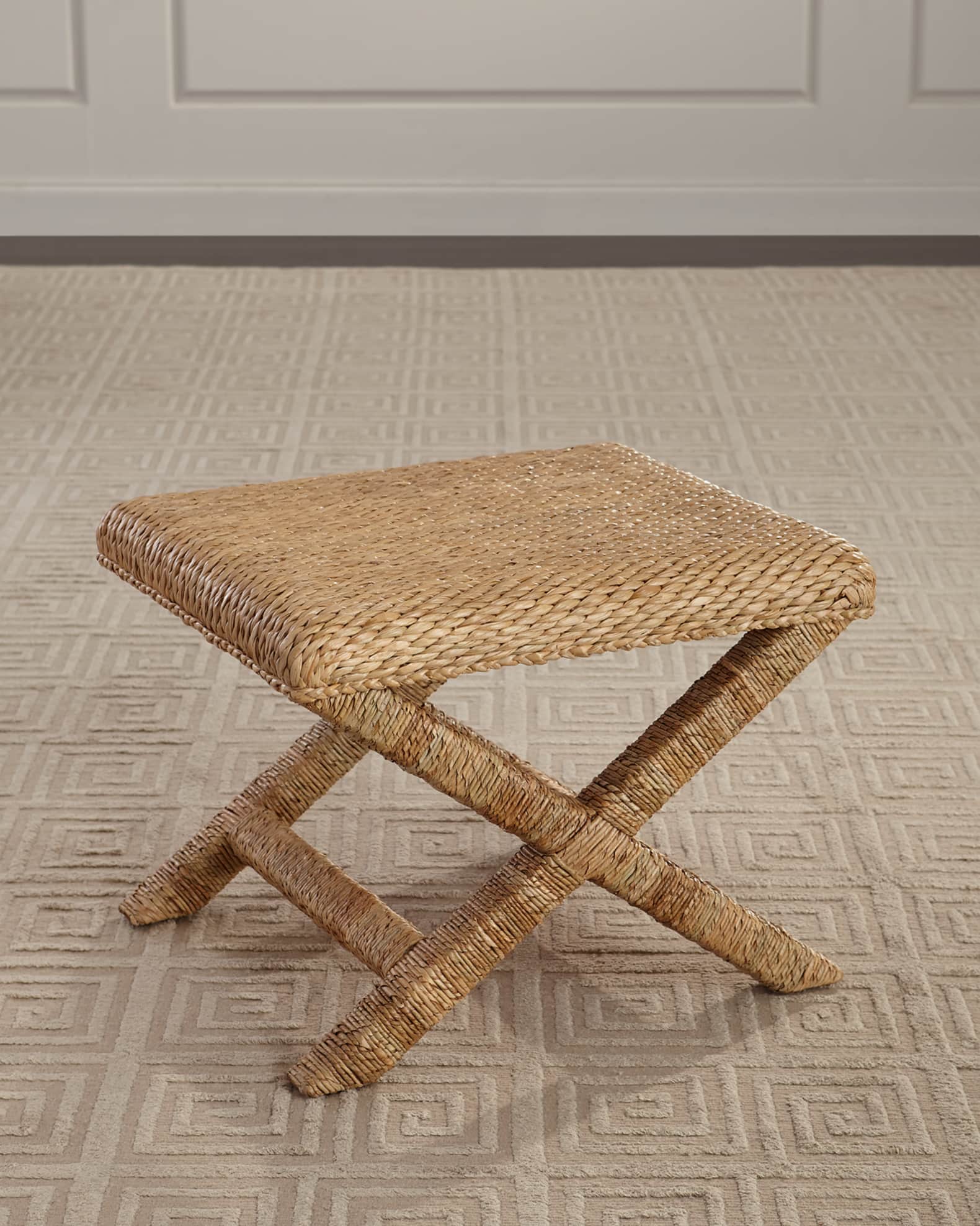 Palecek Terra Cross Stool | Horchow