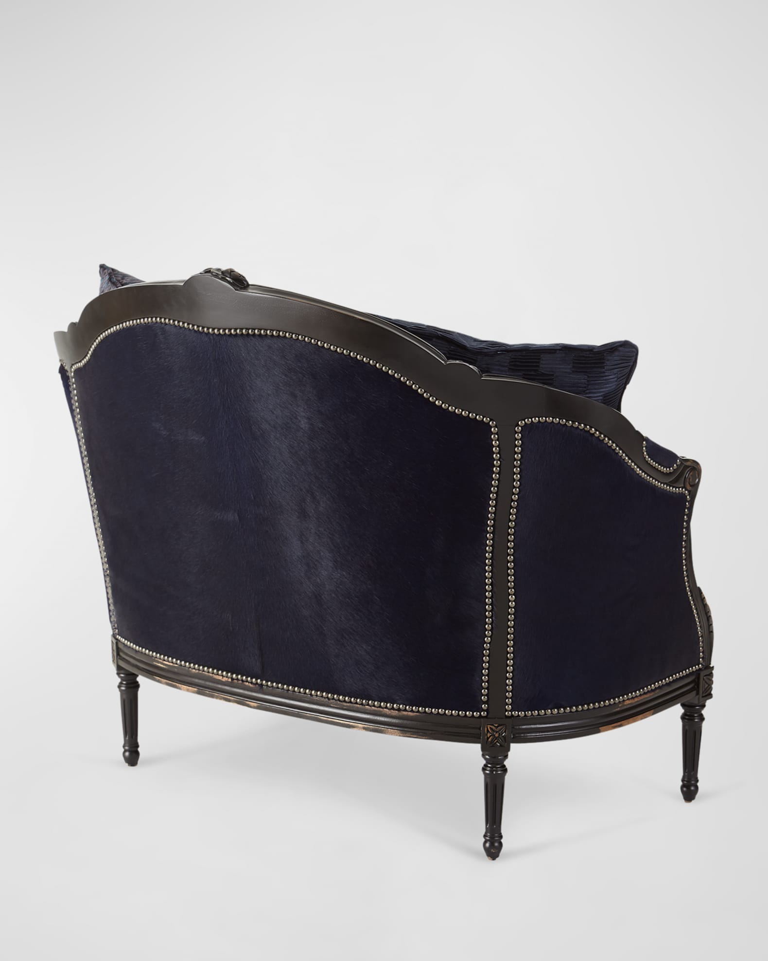 Massoud Oretta Leather Settee | Horchow