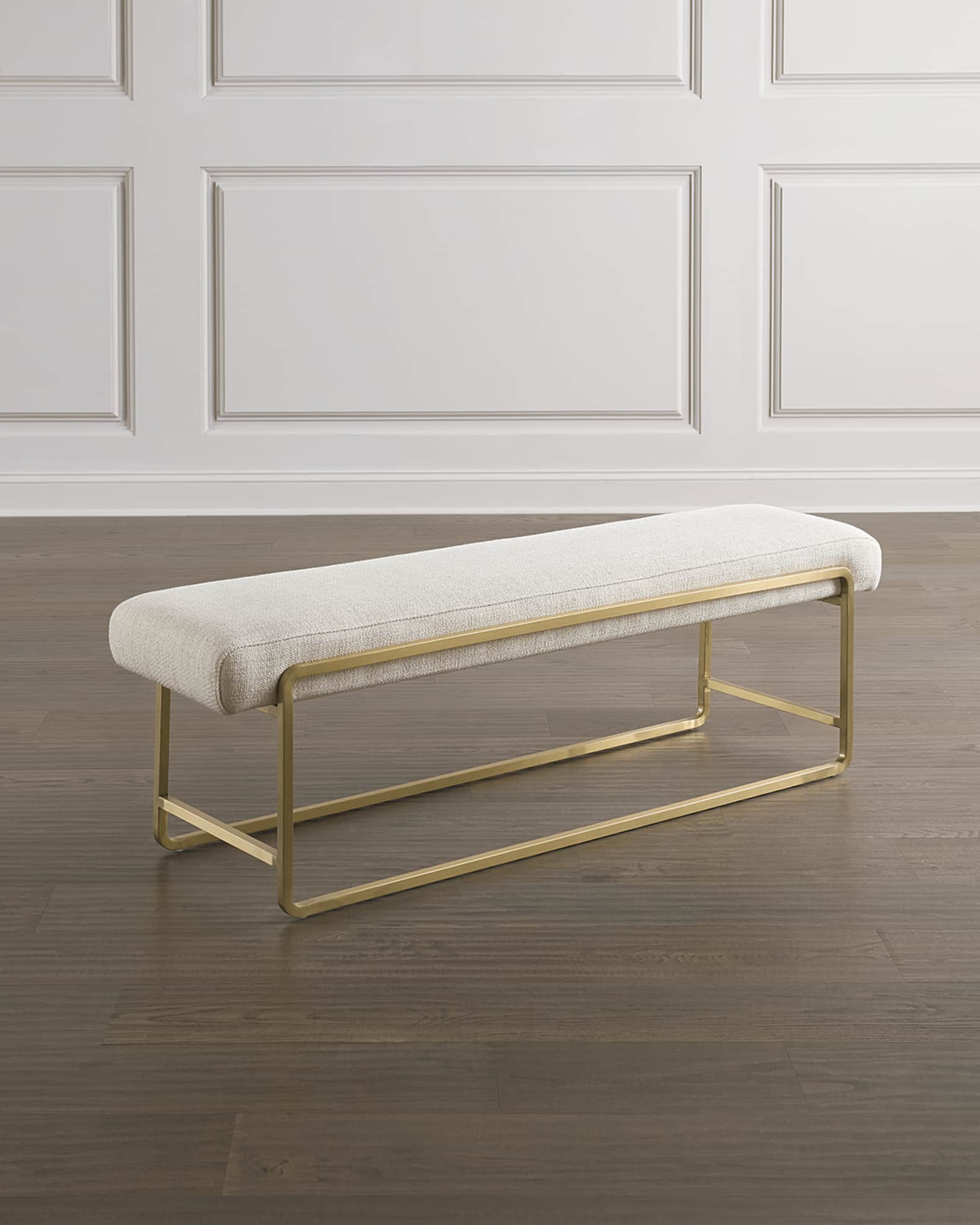 Four Hands Sled Bench, 60" | Horchow