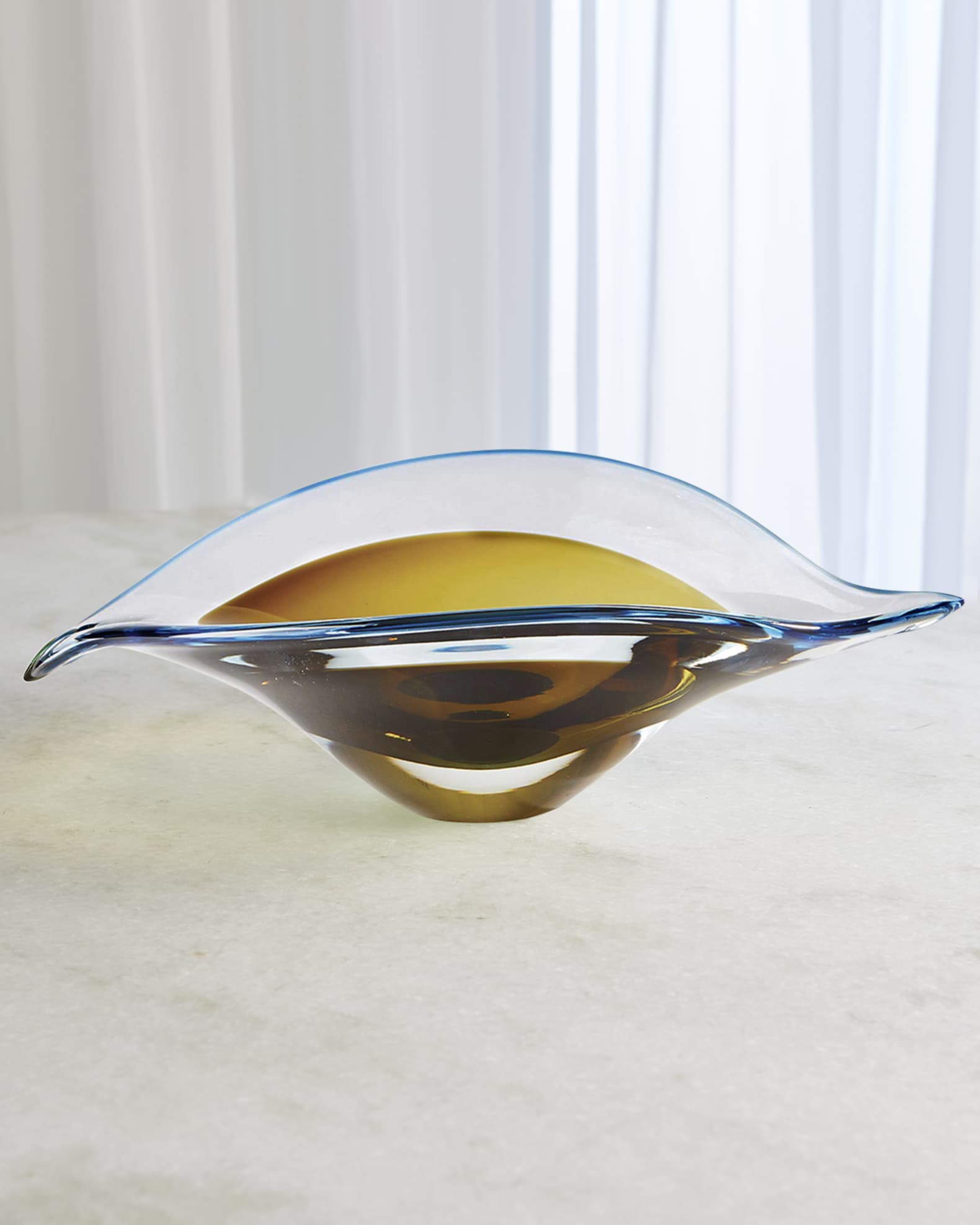 William D Scott for Global Views Bent Leaf Bowl - Large | Horchow