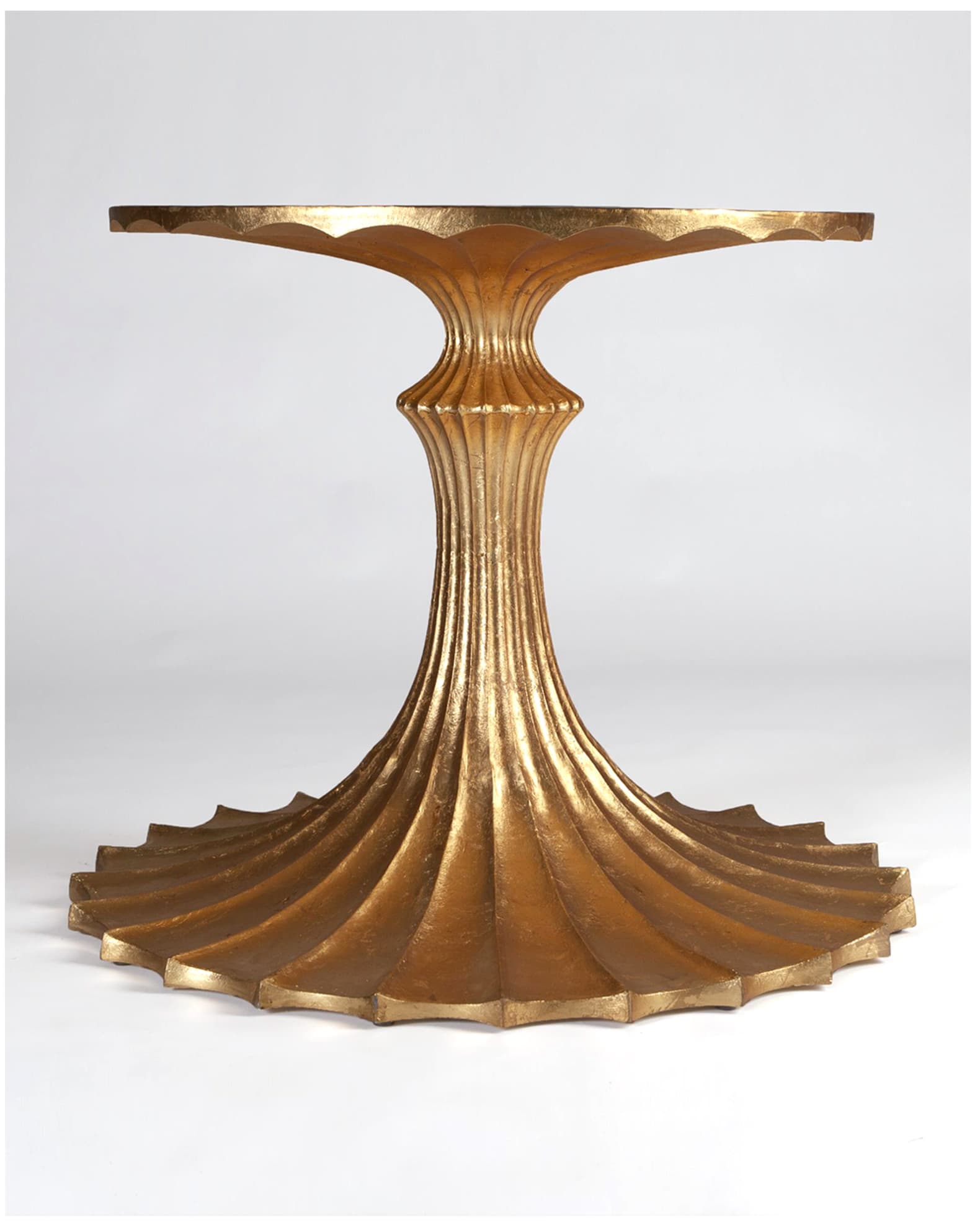 William D. Scott for Global Views Flute Dining Table, 78" | Horchow