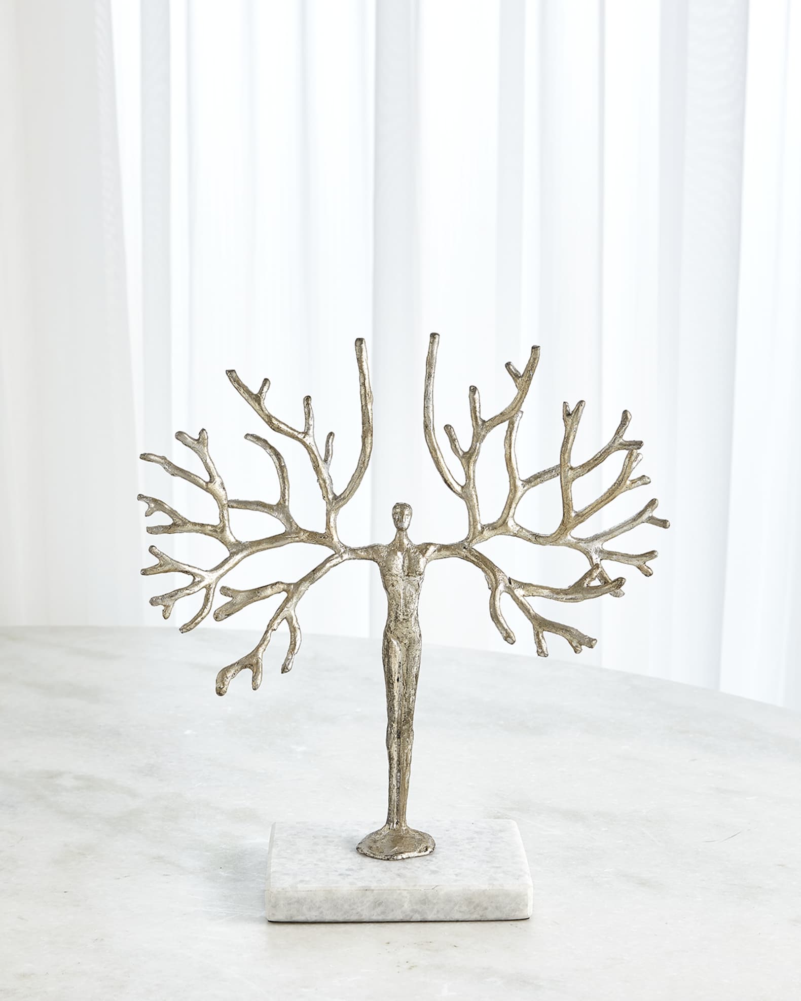 William D Scott for Global Views Small Tree Man Sculpture | Horchow