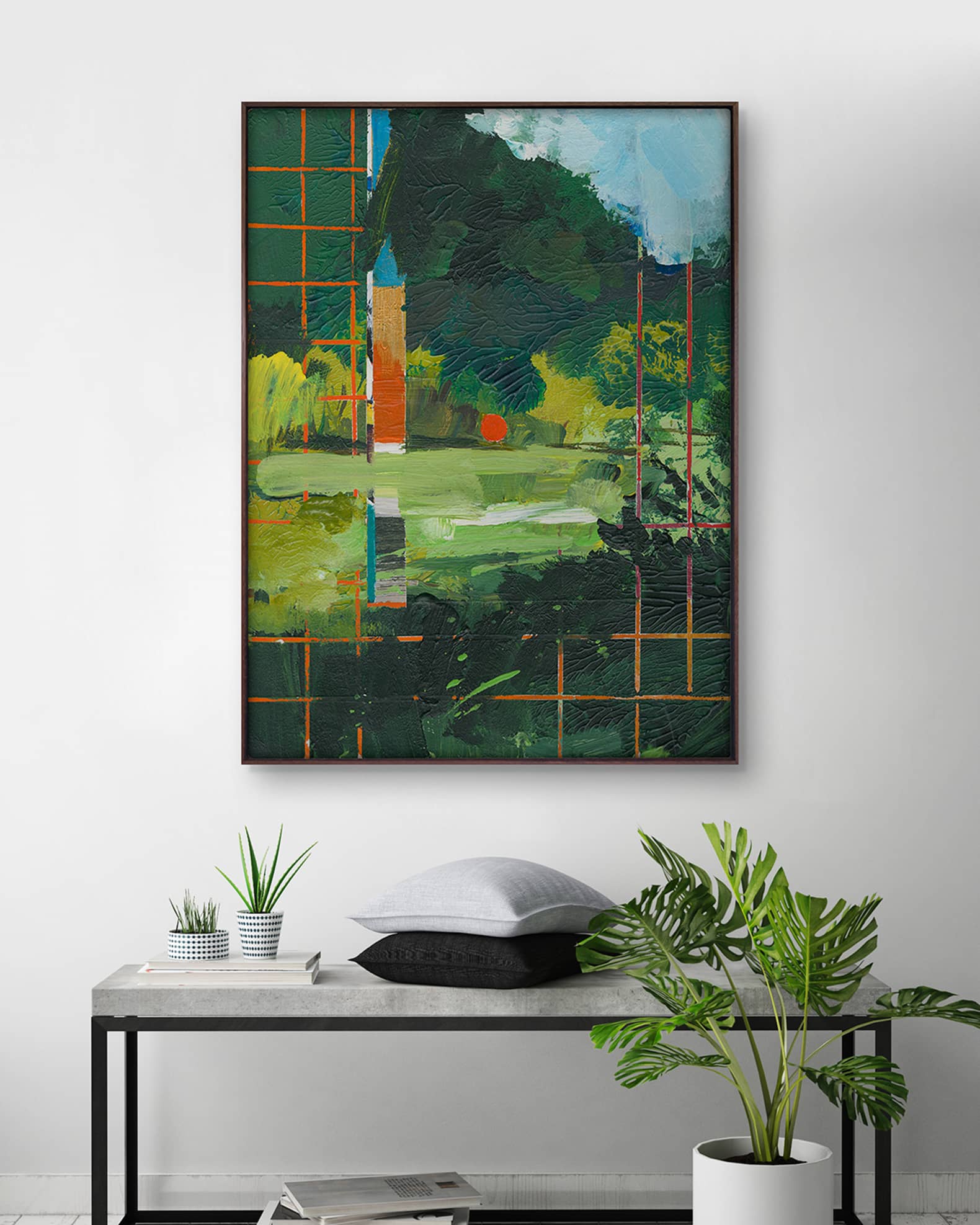 Grand Image Home "Mirror Field A" Digital Art Print on Canvas by PC Ngo ...
