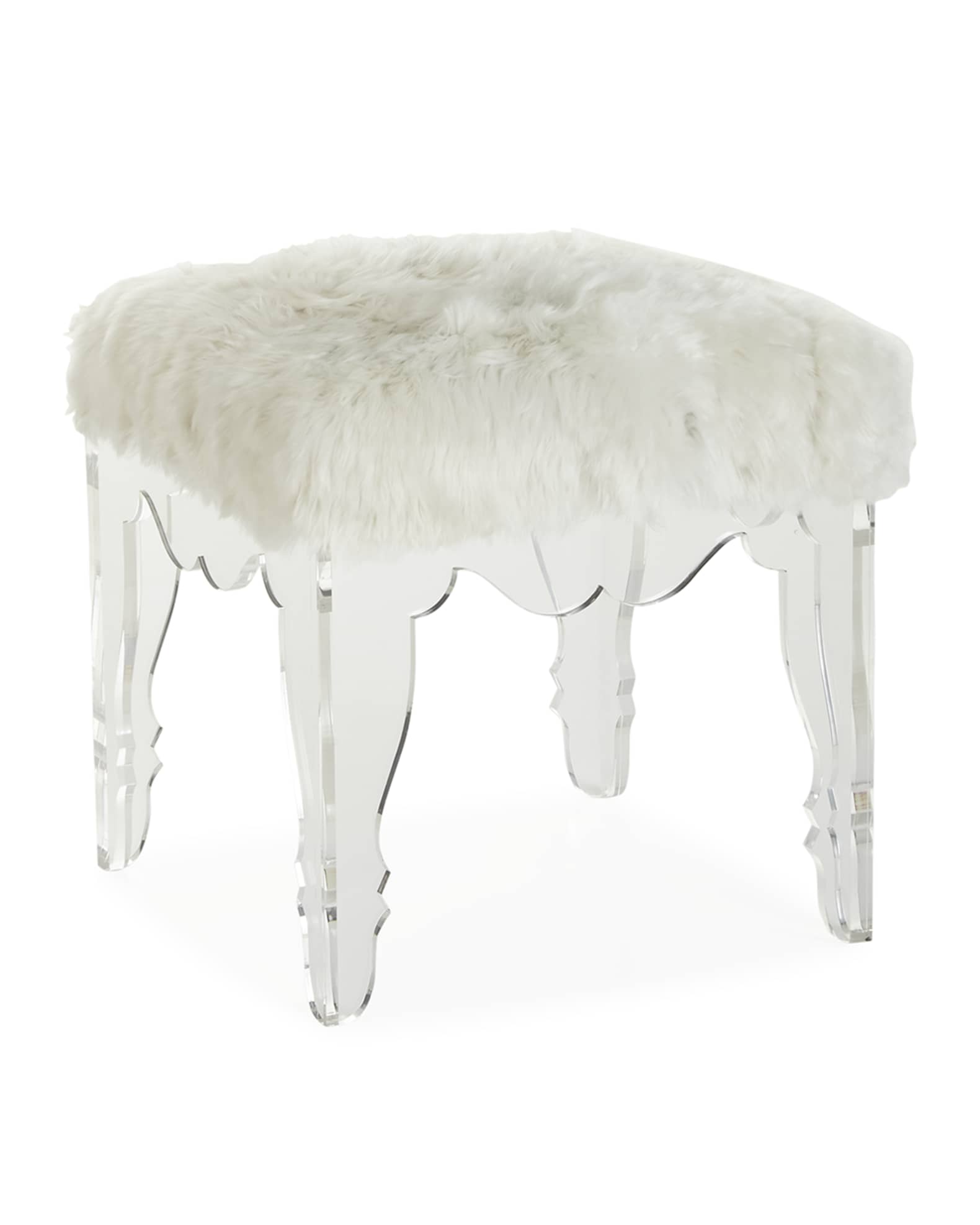 Massoud Chamblee Acrylic Ottoman | Horchow
