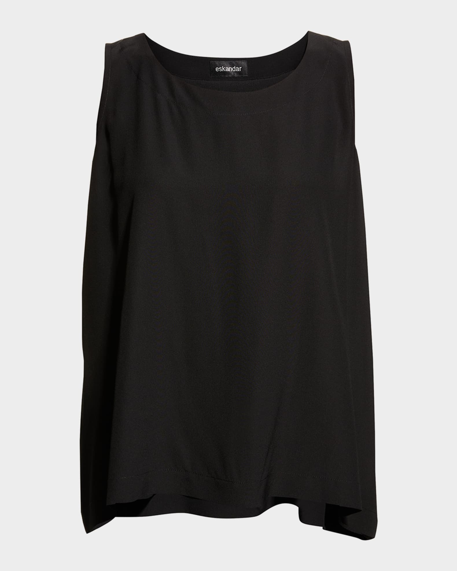 Eskandar Lightweight Silk A-Line Shell | Horchow