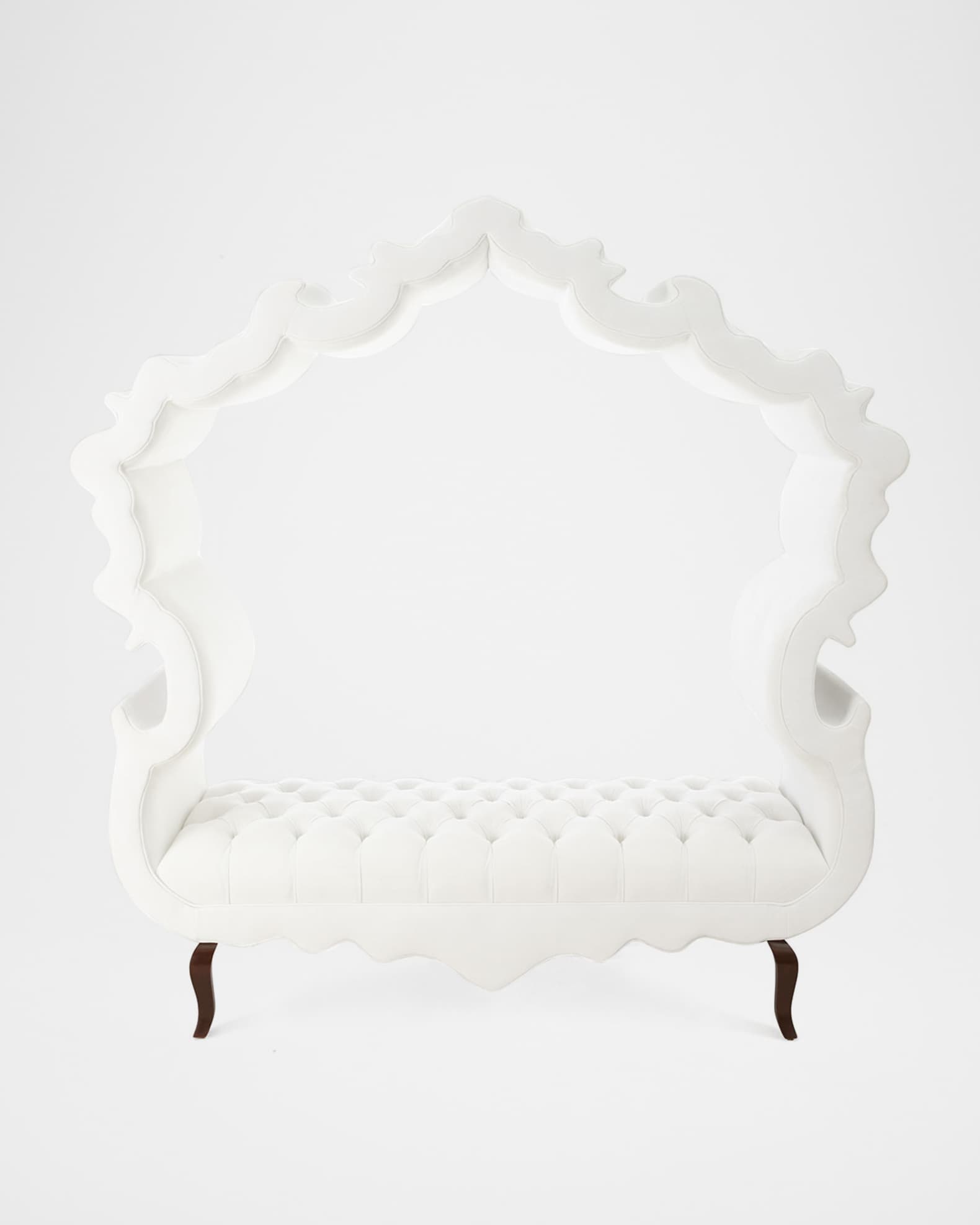 Haute House White Thebes Bench | Horchow