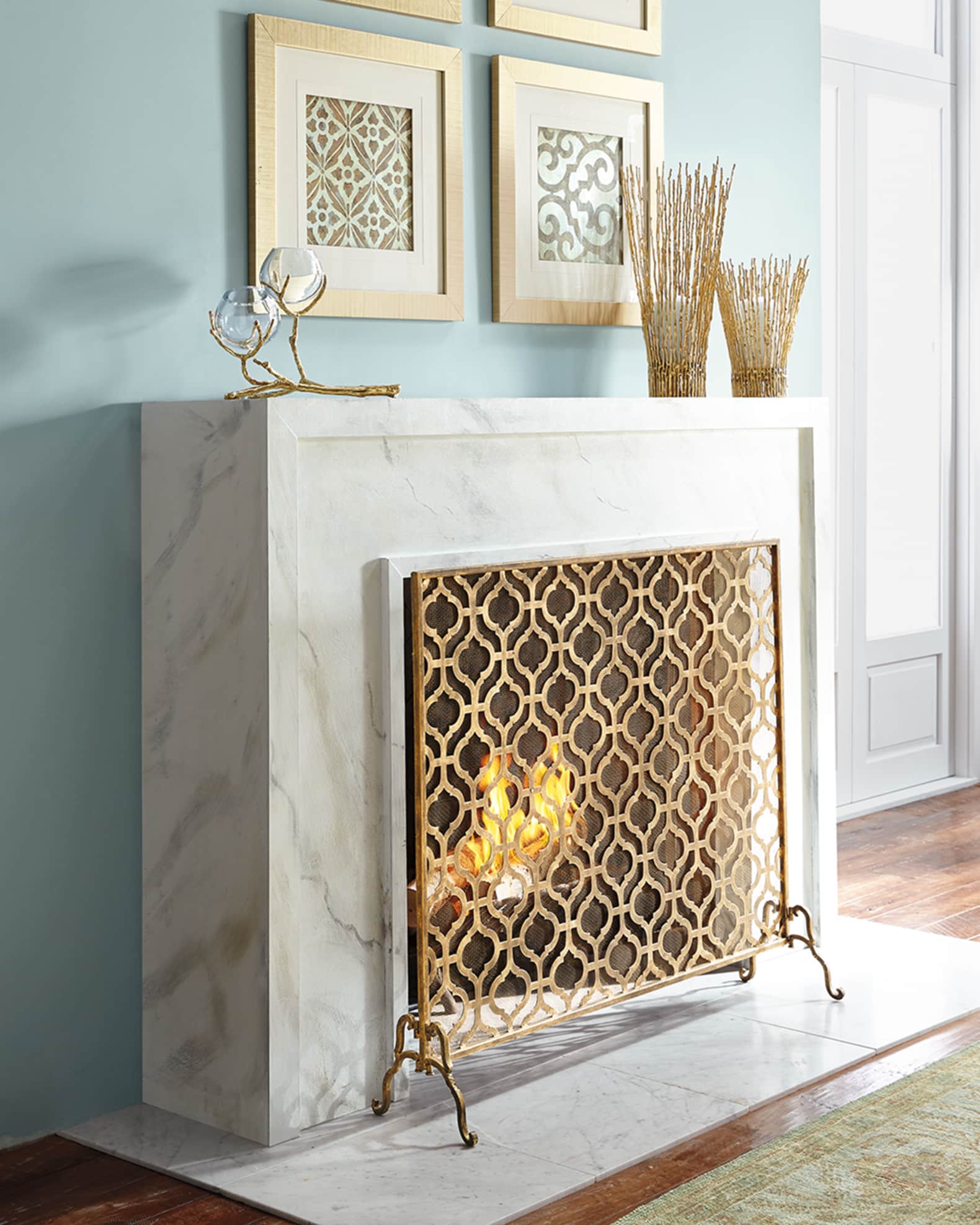 Lexington Single-Panel Fireplace Screen | Horchow Lexington Single-Panel Fireplace Screen | Horchow