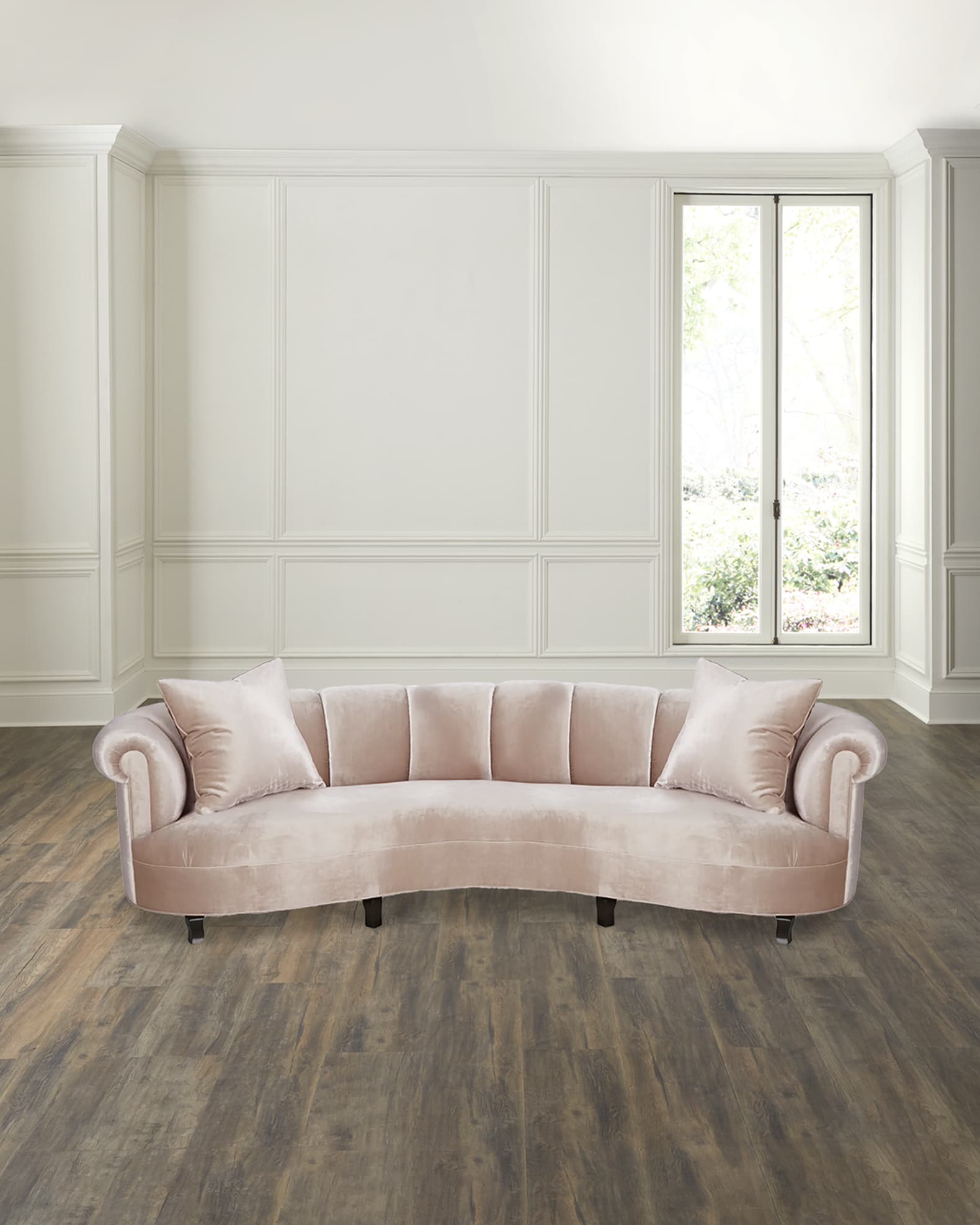 Haute House Audrey Channel Tufted Sofa 123