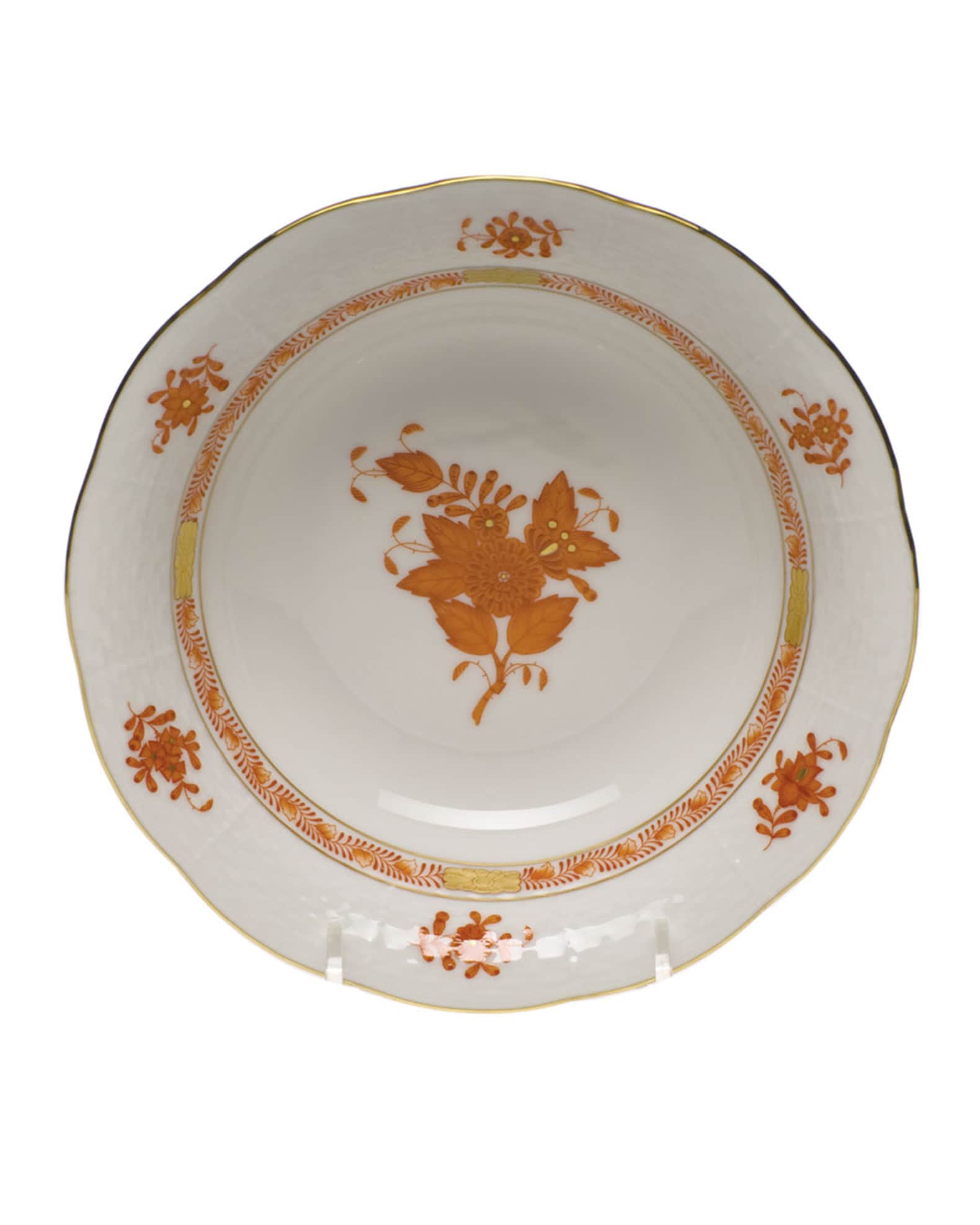 Herend Chinese Bouquet Rust Oatmeal Bowl | Horchow