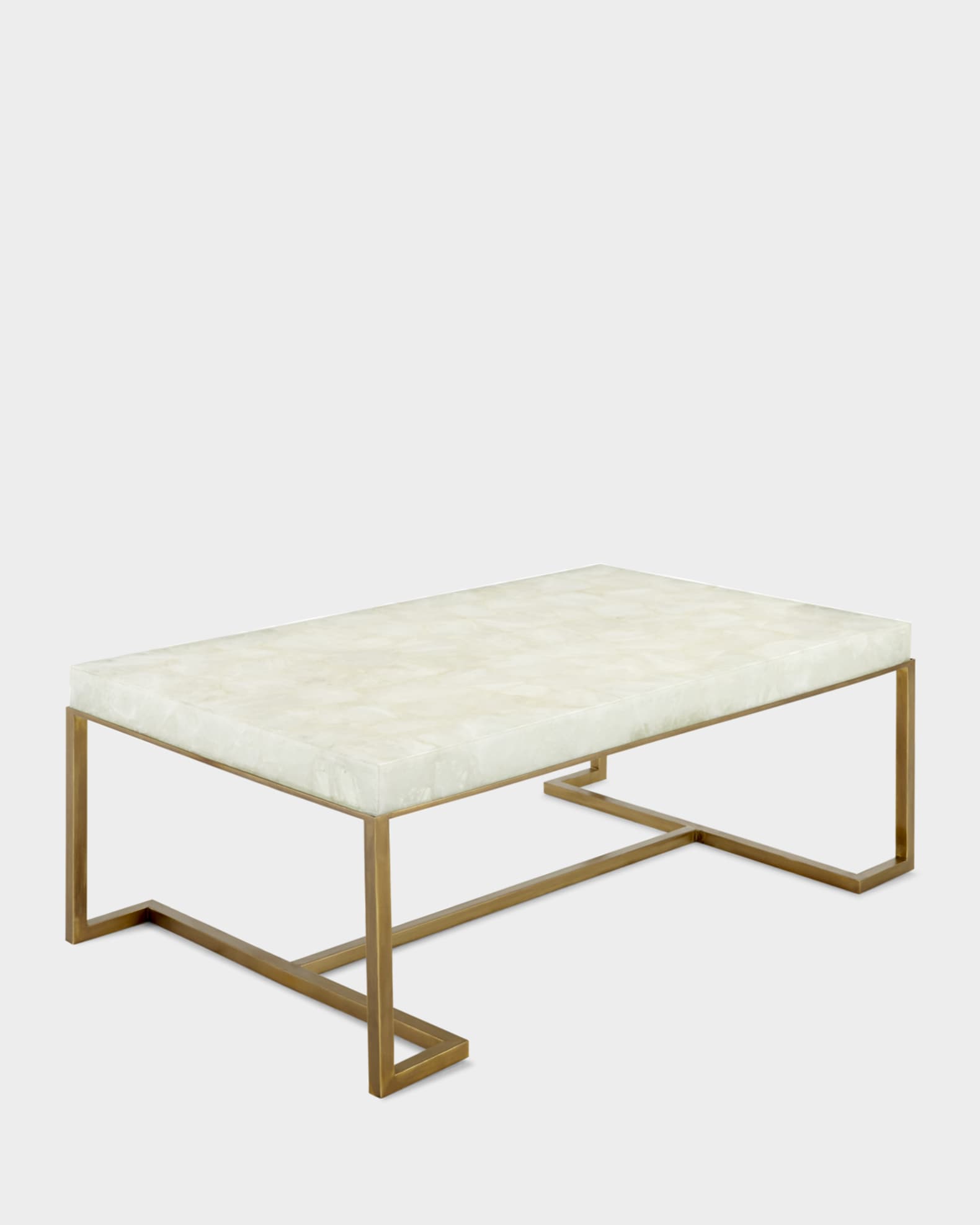 John-Richard Collection Rectangular Calcite Coffee Table | Horchow