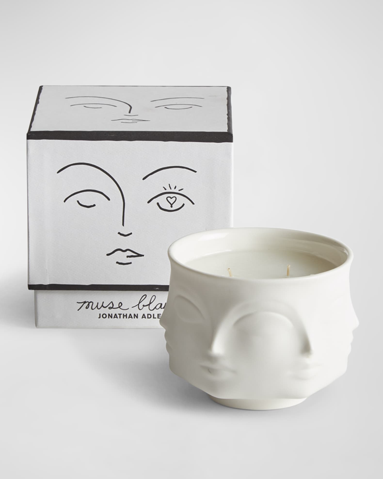 Jonathan Adler White Muse Candle | Horchow