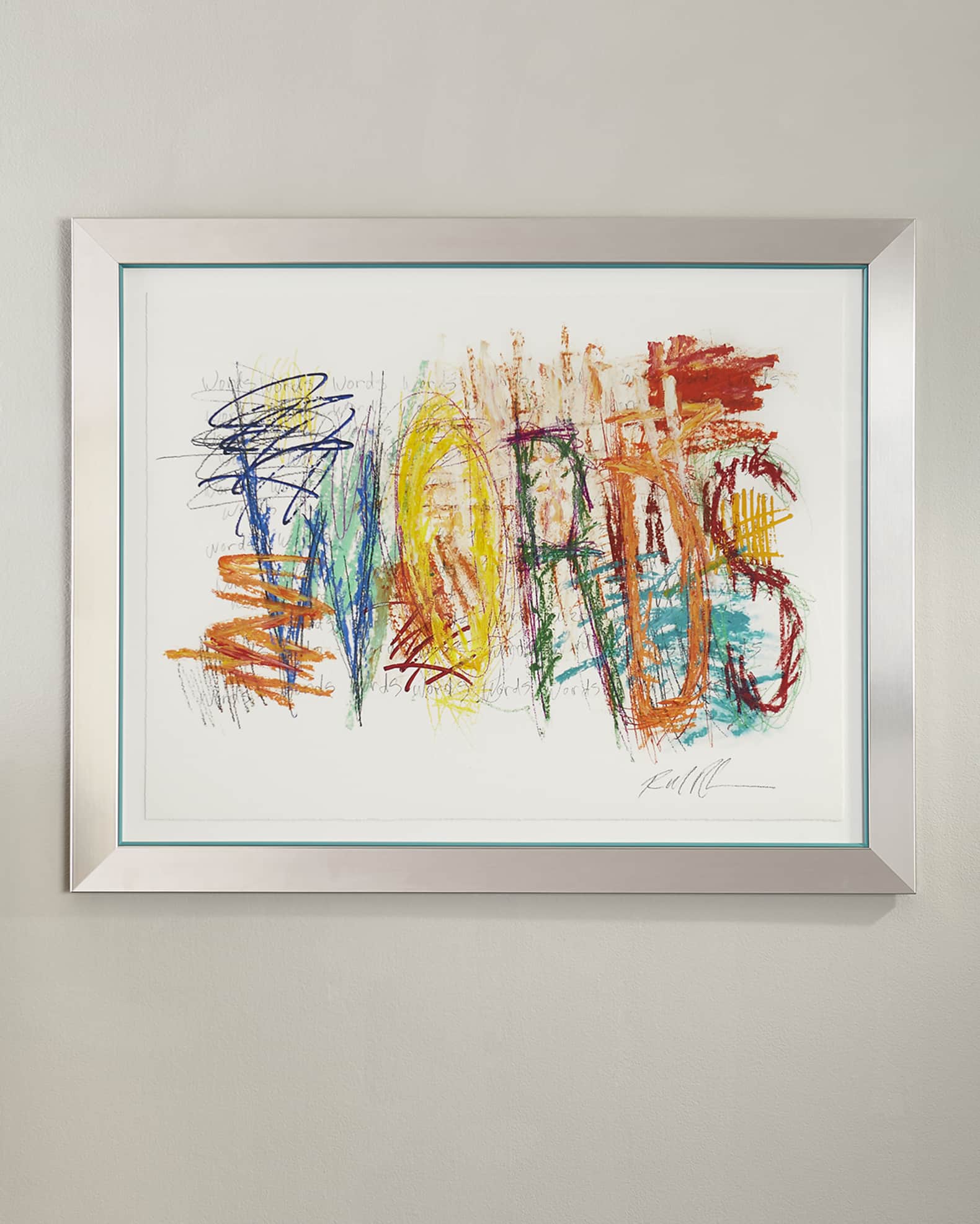 RFA Fine Art "Mark My Word 4" Giclee on Paper Wall Art | Horchow