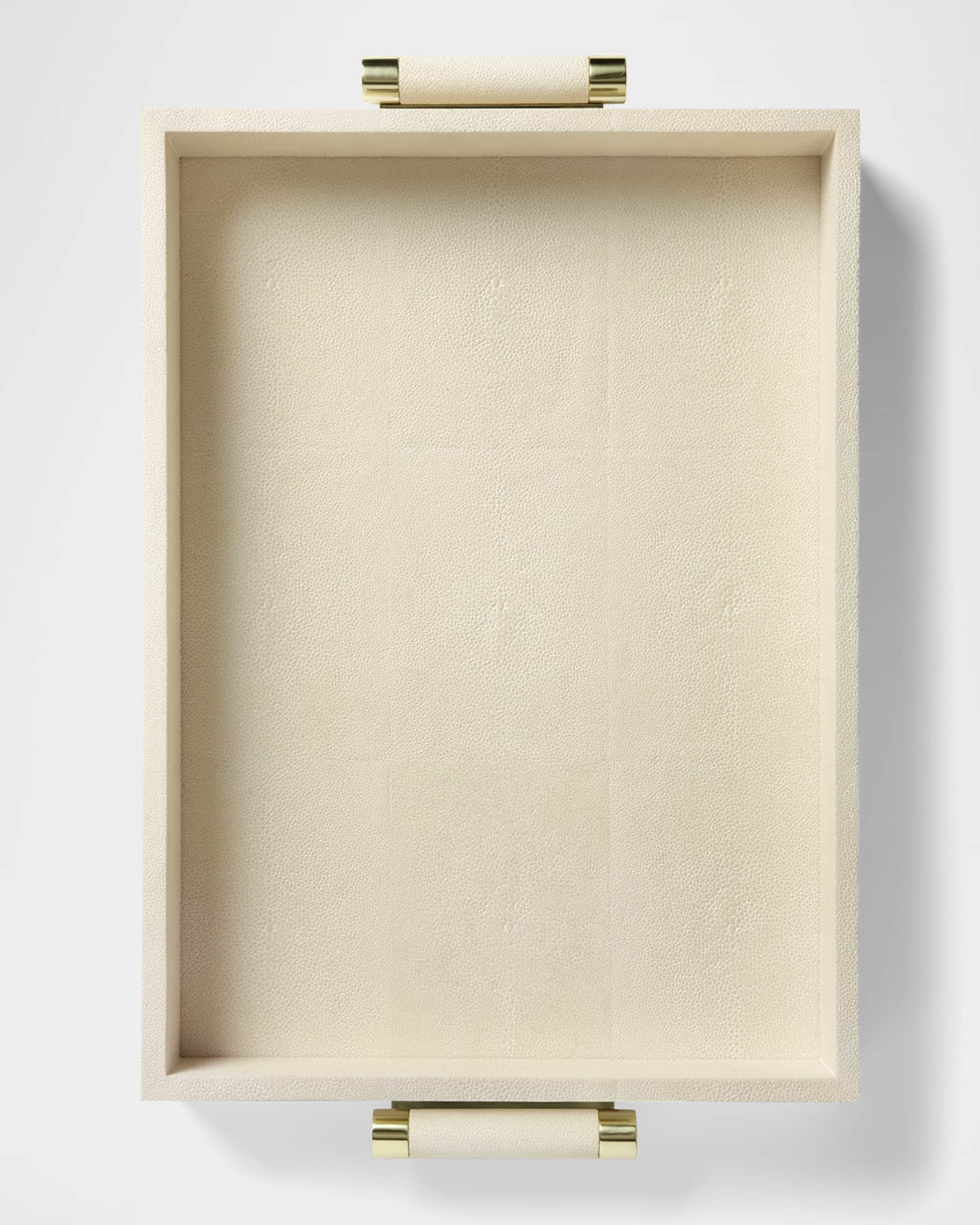 AERIN Faux Shagreen Rectangular Tray | Horchow