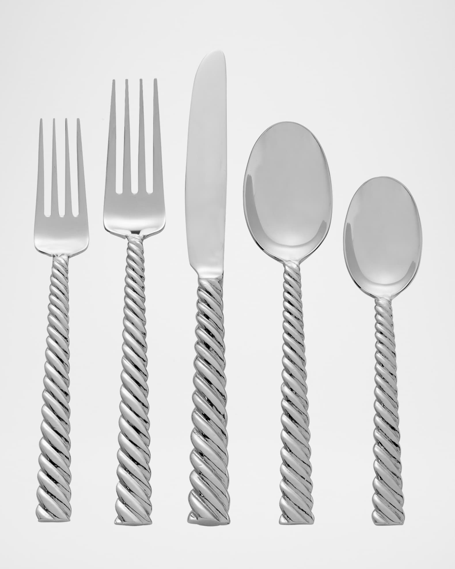 Michael Aram Twist 5-Piece Flatware Set | Horchow