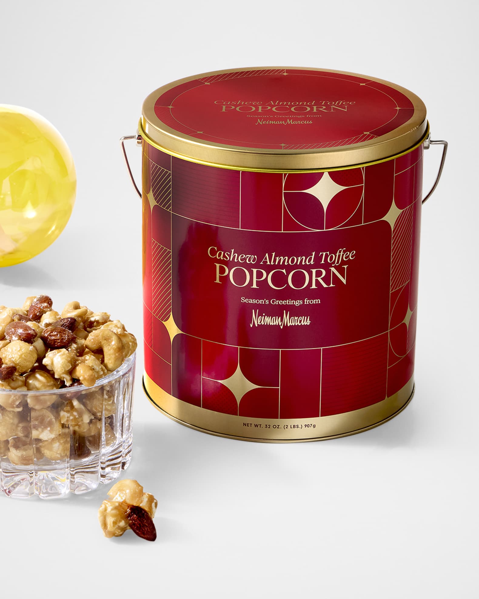 Neiman Marcus Cashew Almond Toffee Popcorn Tin | Horchow