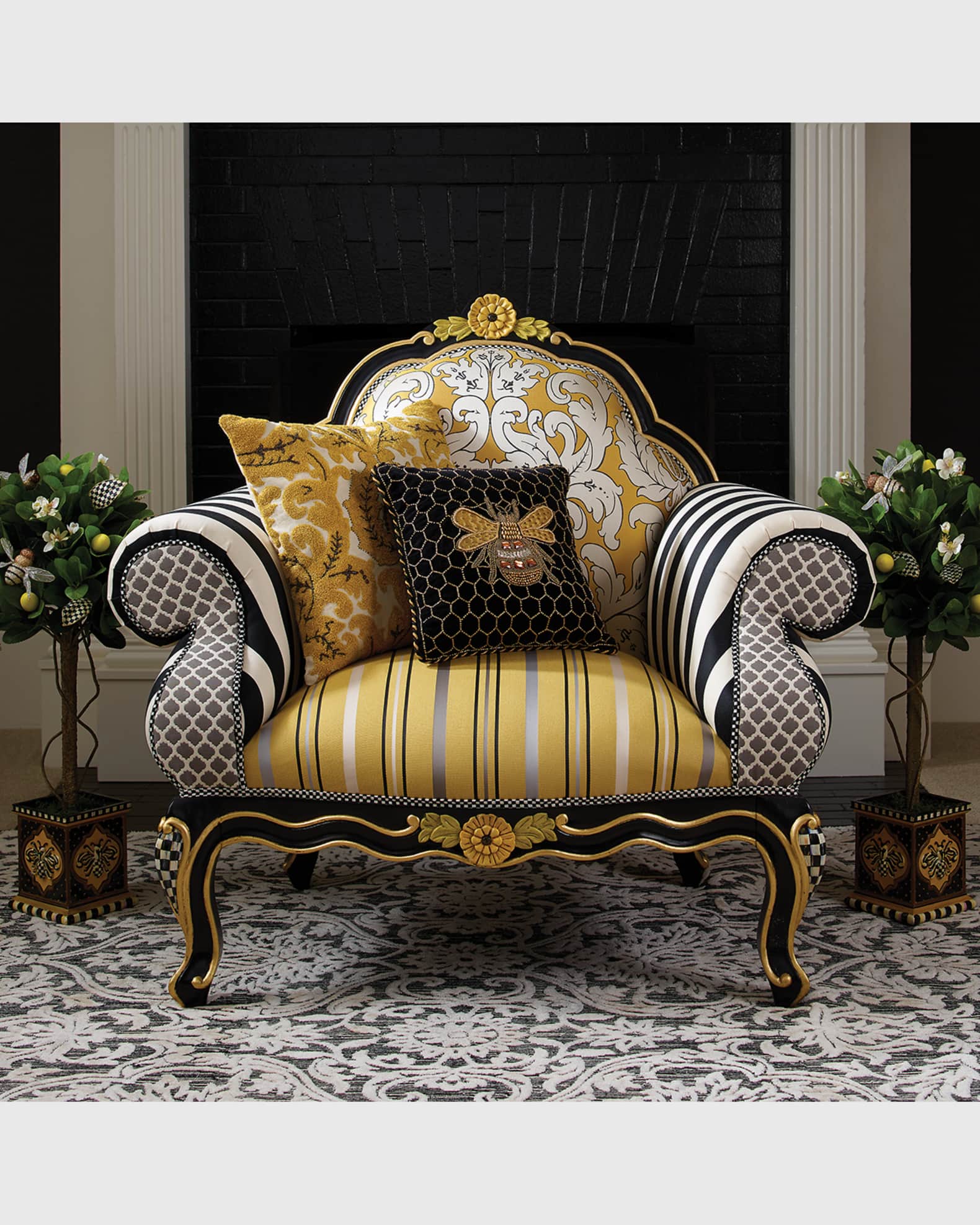 MacKenzie-Childs Queen Bee Chair | Horchow