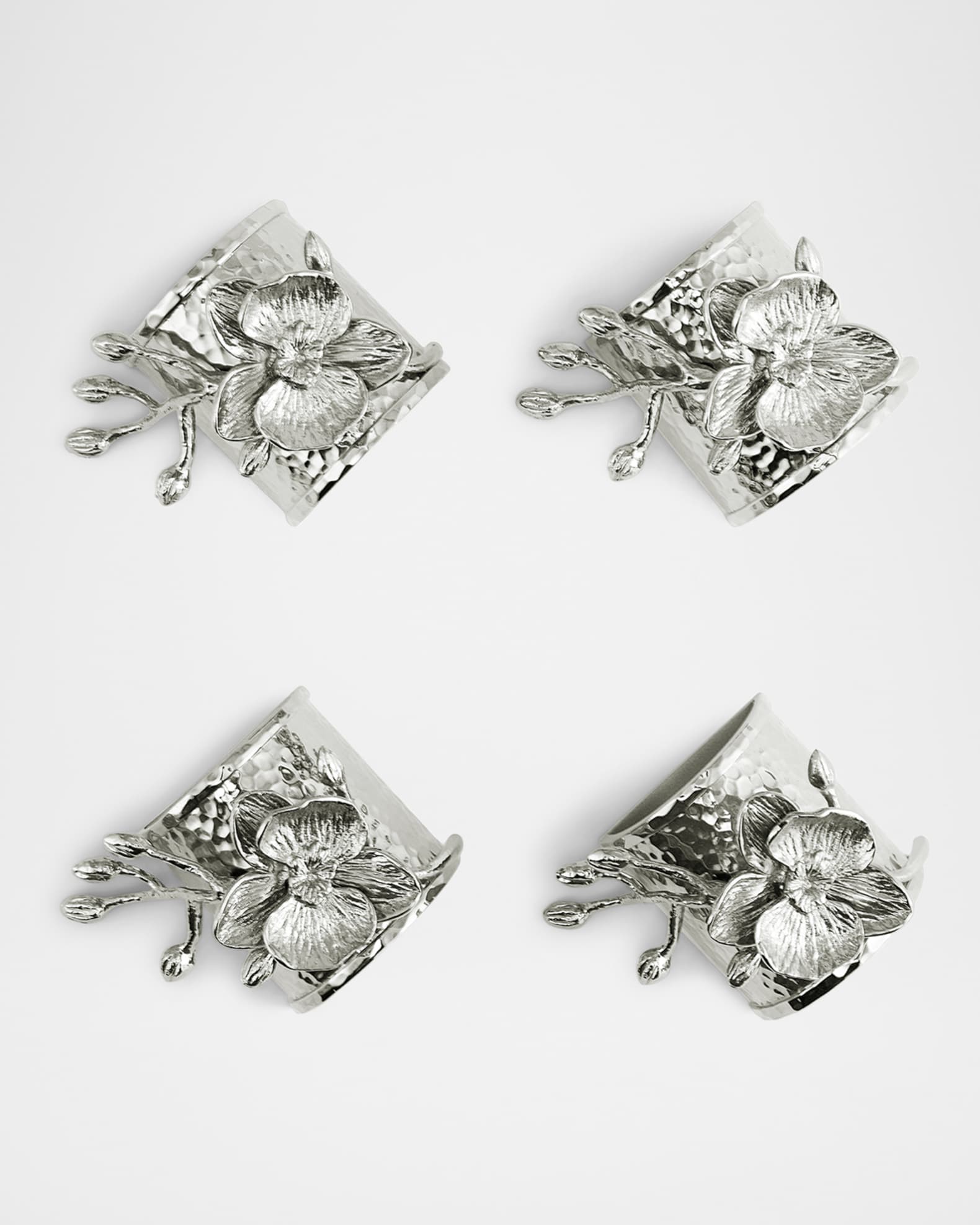 Michael Aram White Orchid Napkin Rings, Set of 4 | Horchow