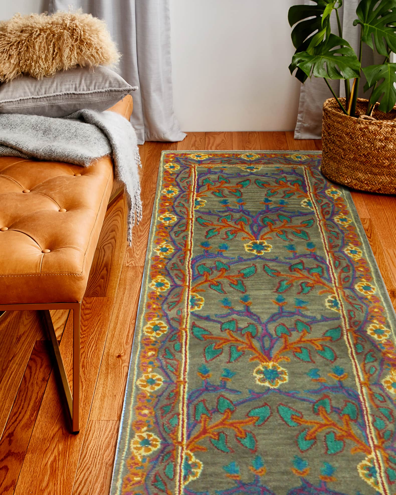 Alonso Hand-Tufted Runner, 3' x 8' | Horchow