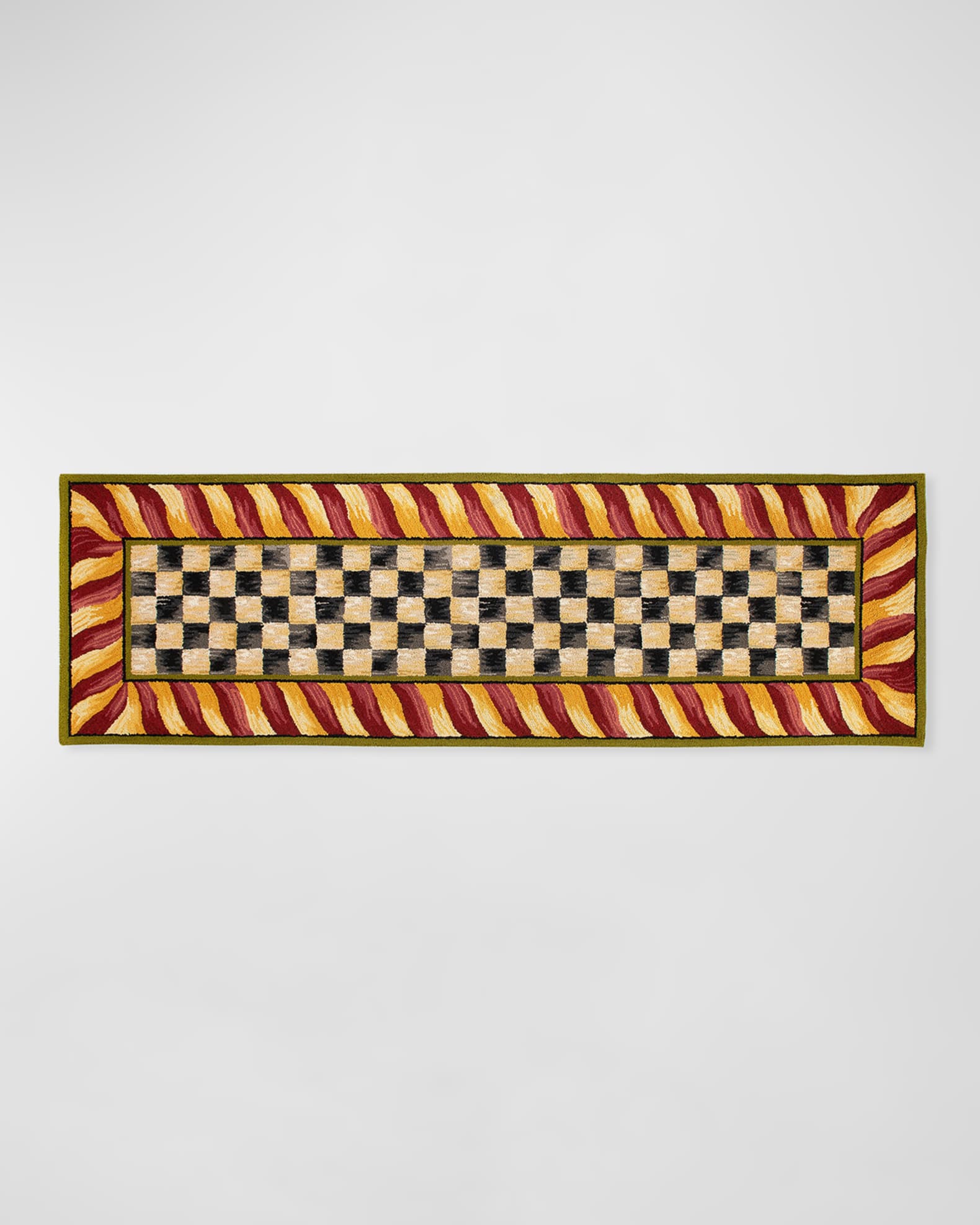 MacKenzie-Childs Courtly Check Rug, 3' x 8' | Horchow