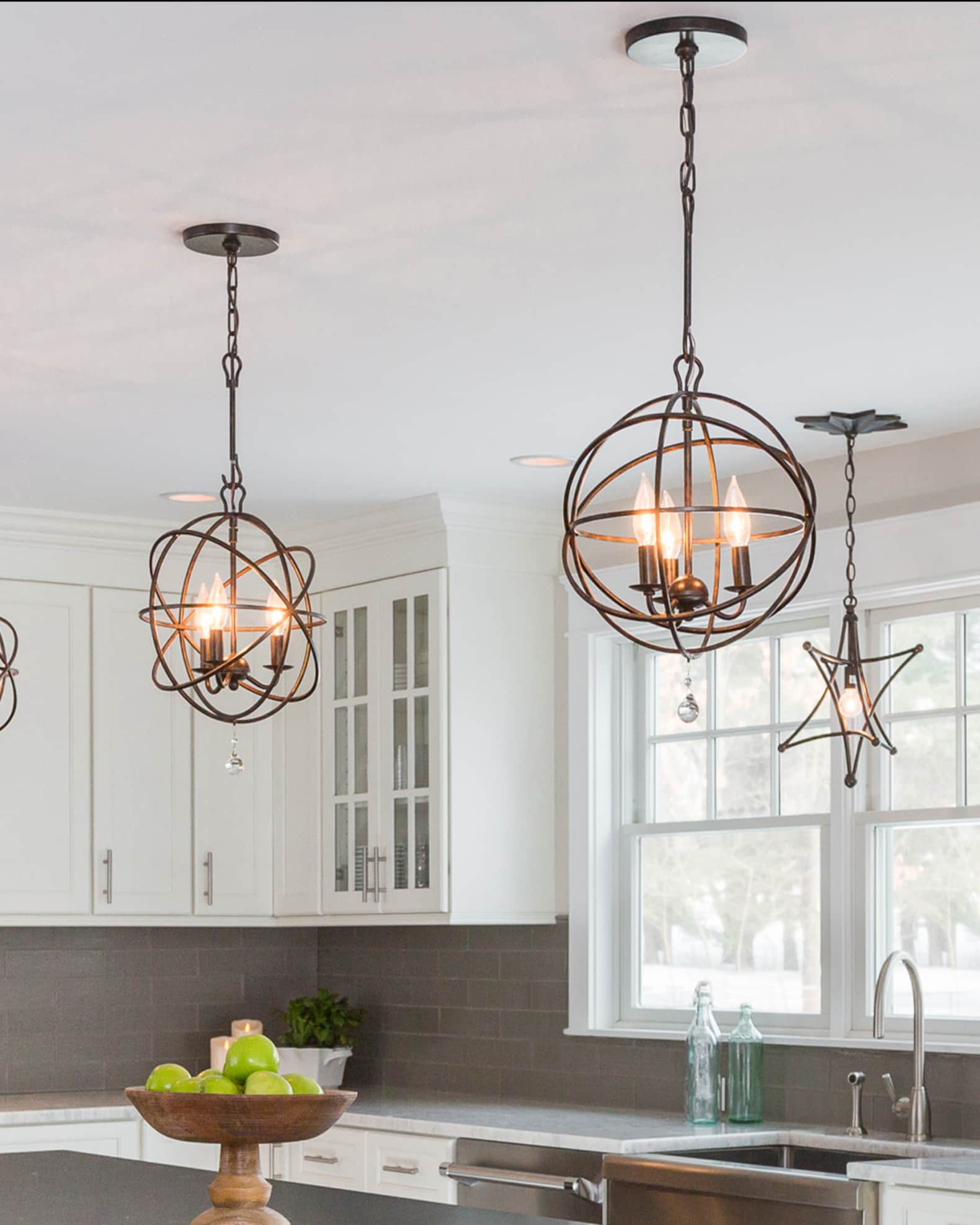 Crystorama Solaris 3-Light Mini Chandelier | Horchow