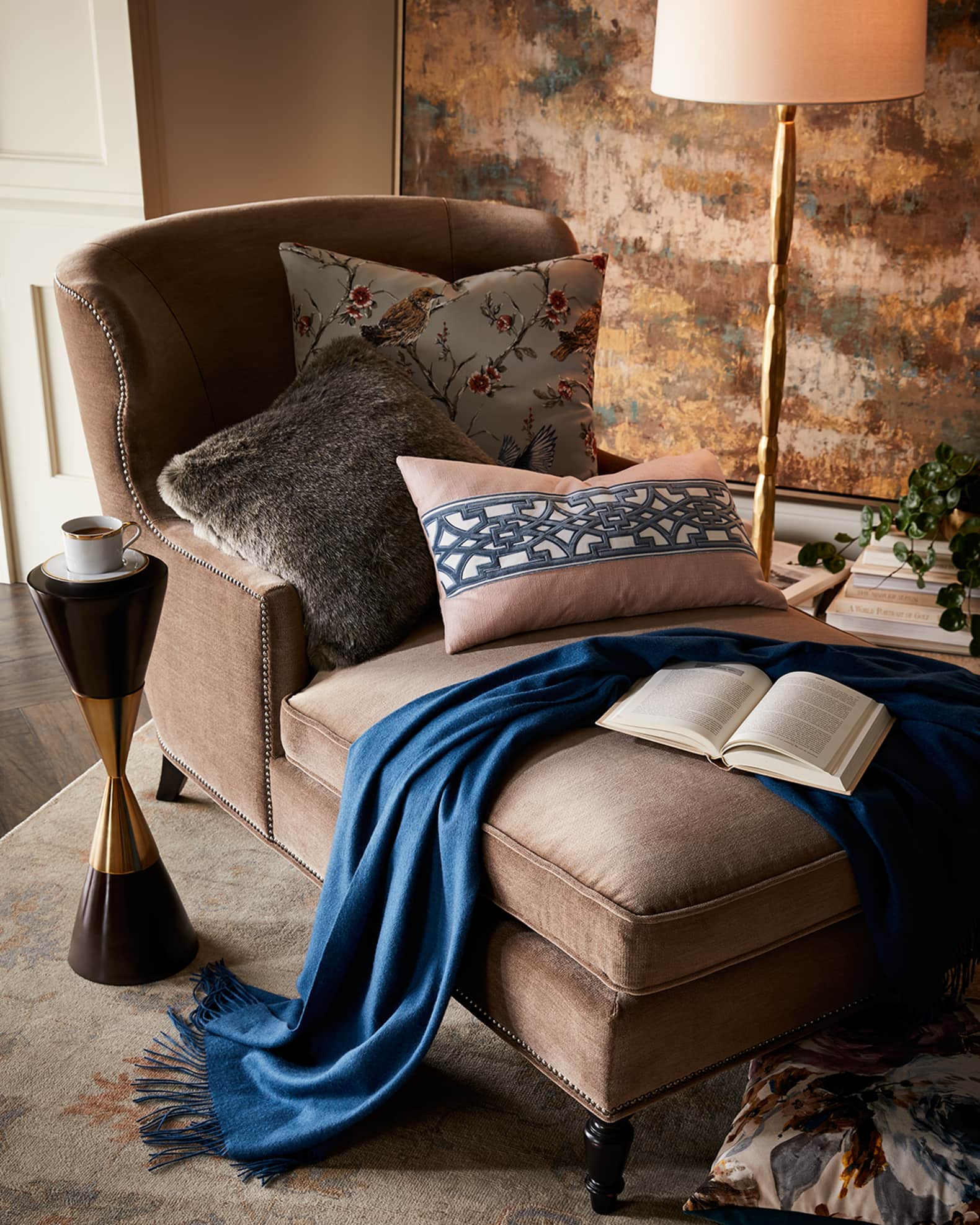 Haven & Loom Mykia Hand-Knotted Oushak Rug, 5' x 7' | Horchow