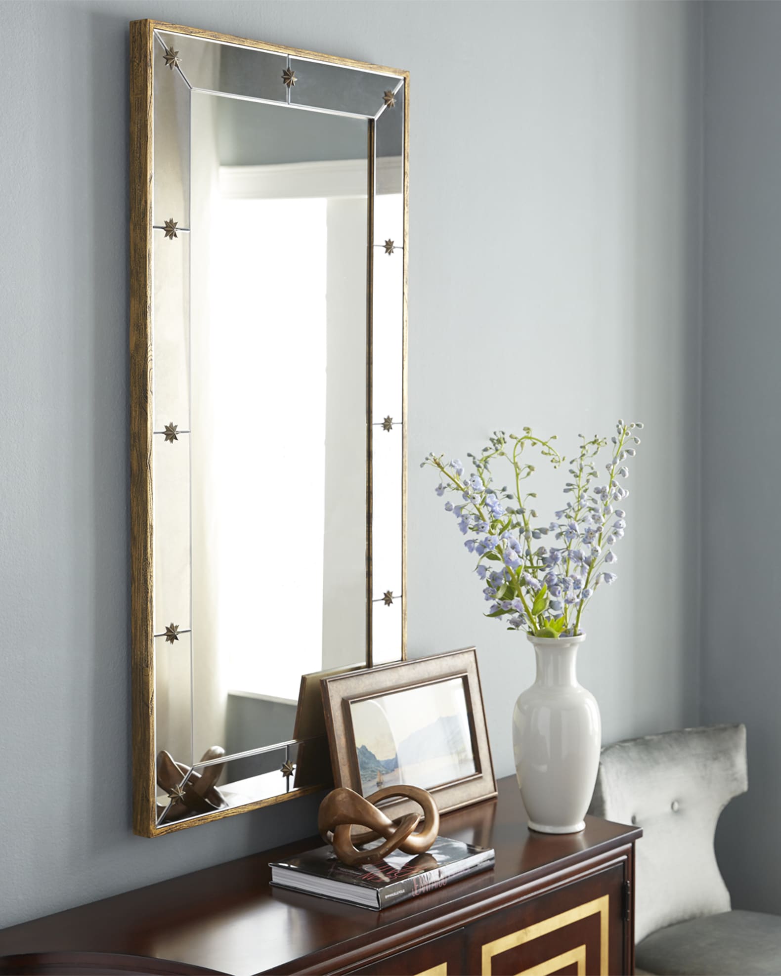 Neiman Marcus Star Knob Mirror | Horchow