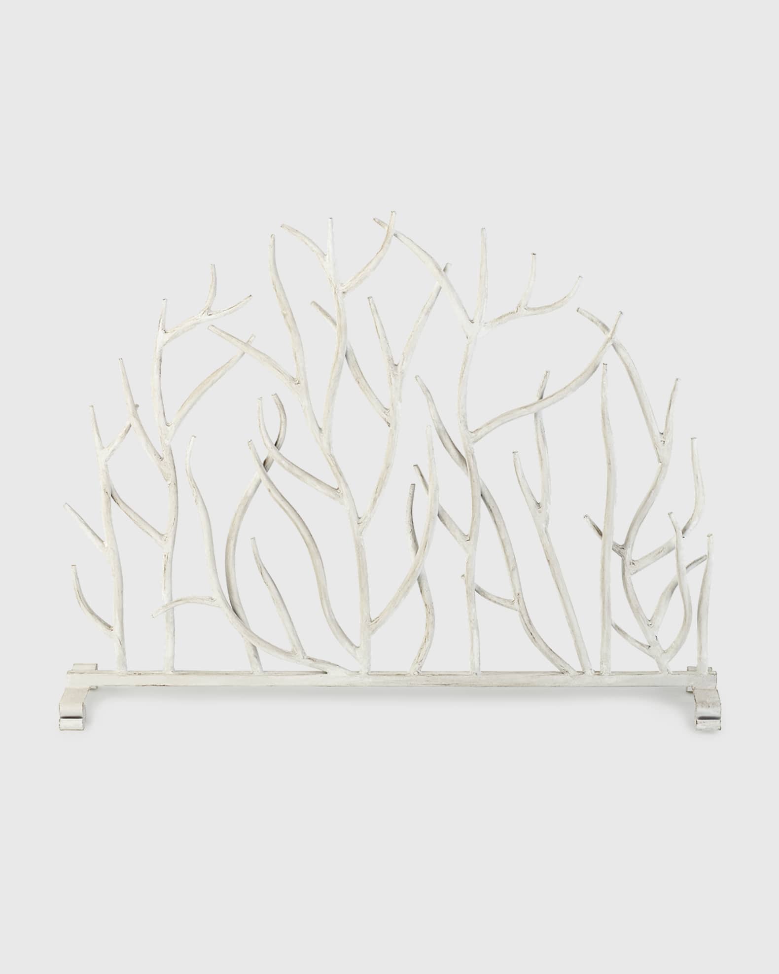 White Twig Branch Fireplace Screen | Horchow