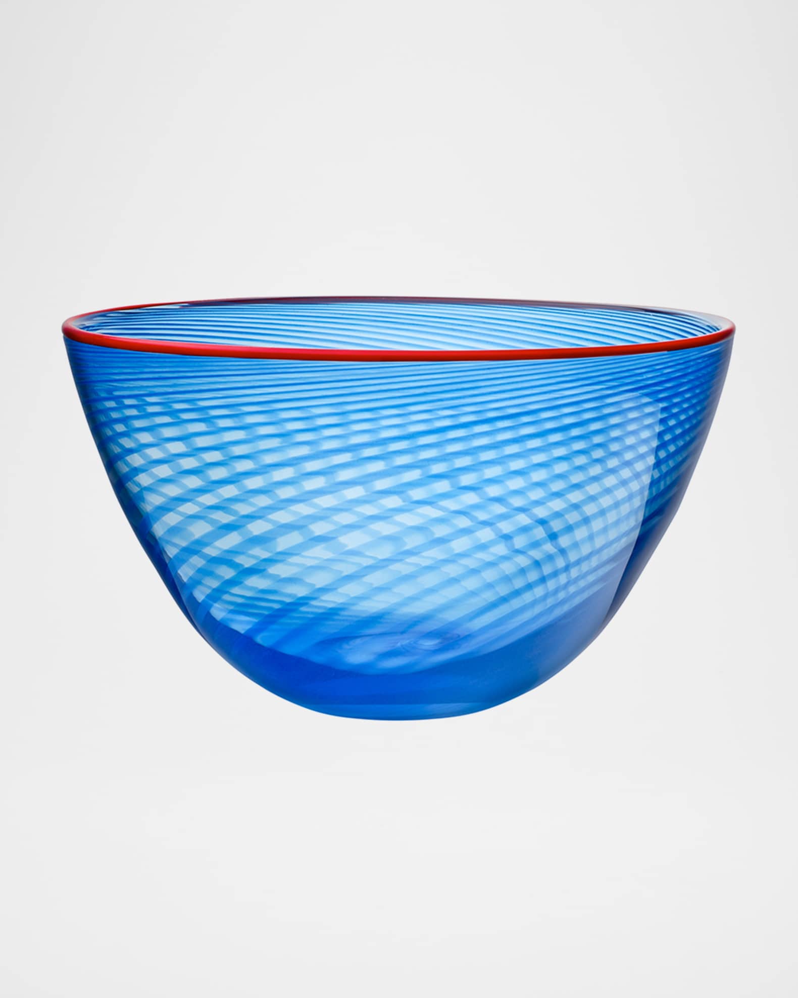 Kosta Boda Small Red Rim Bowl | Horchow