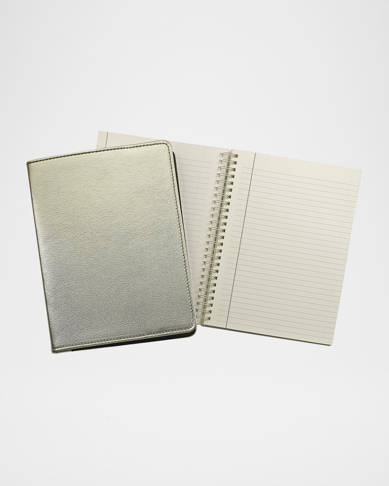 Graphic Image 9" Wire-O Leather Notebook | Horchow