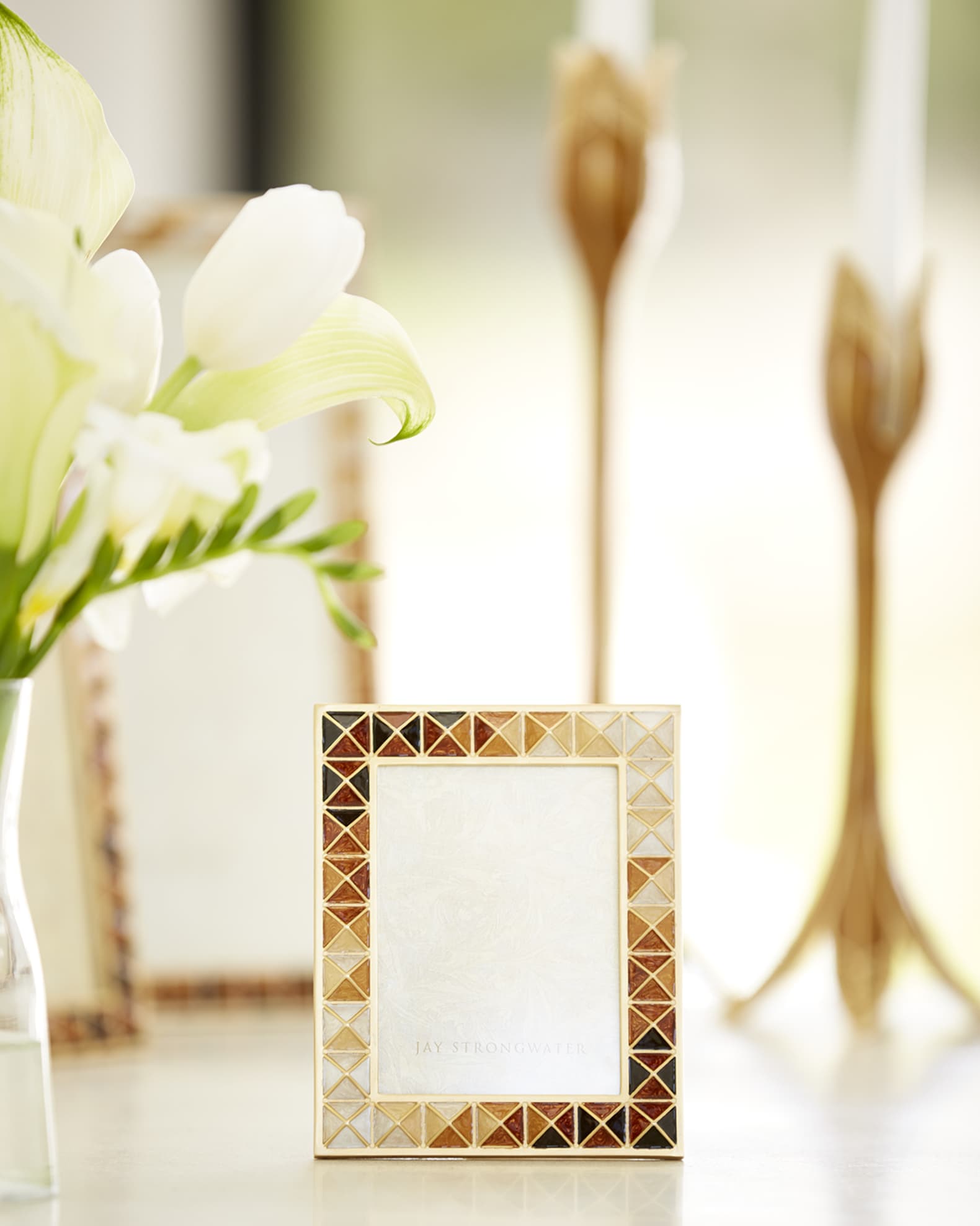 Jay Strongwater Pyramid Frame, 3" x 4" | Horchow