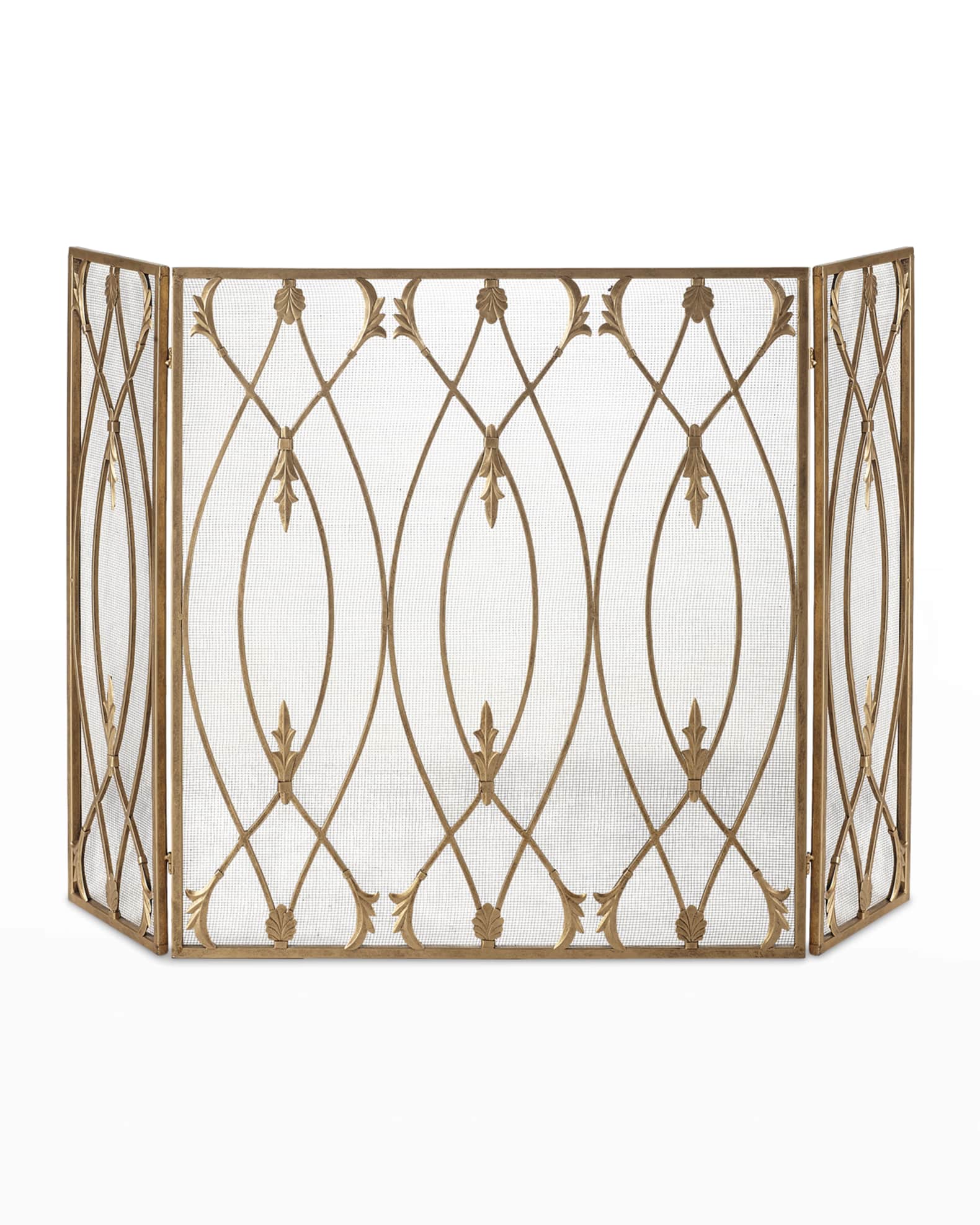 Gate Design 3-Panel Fireplace Screen | Horchow