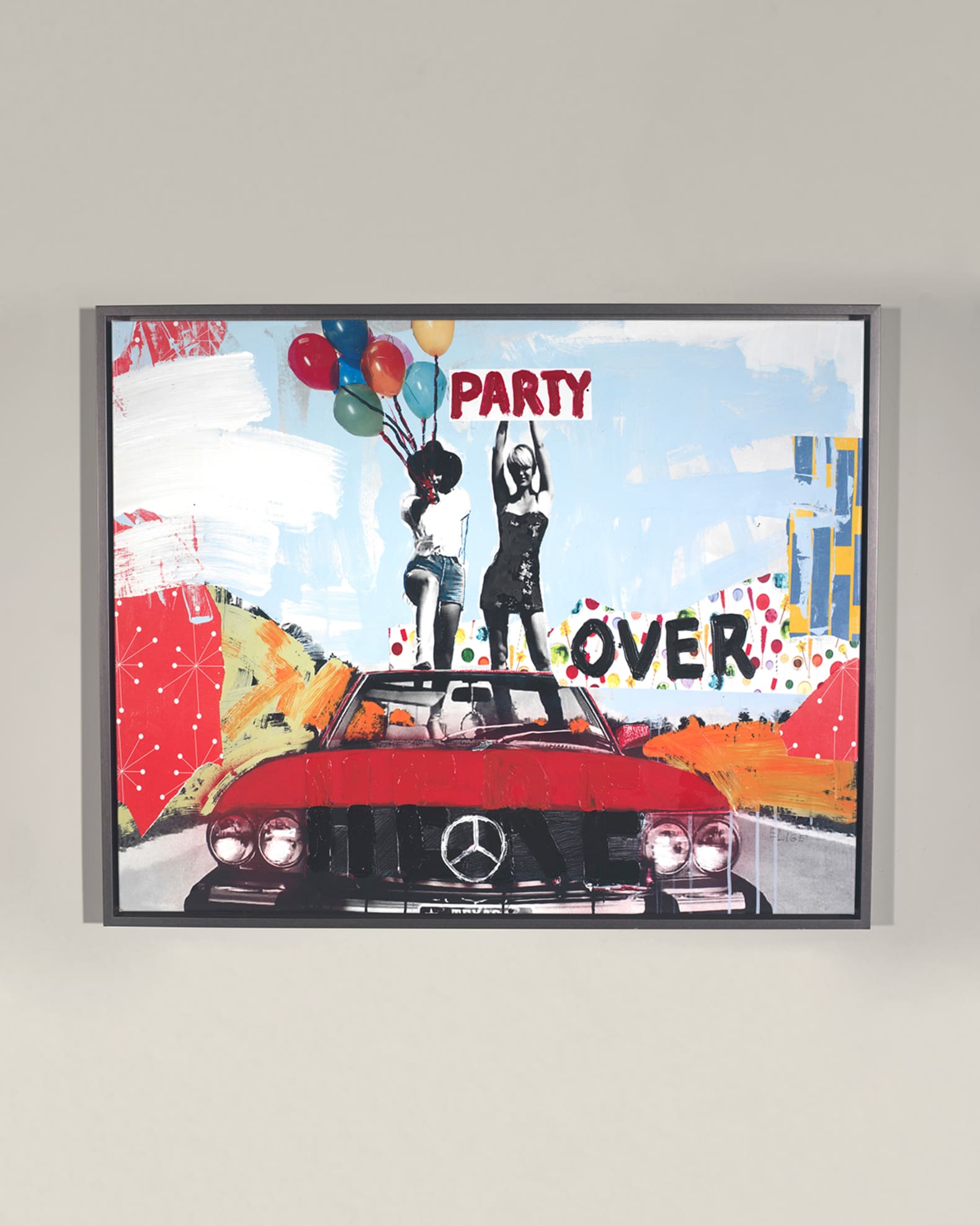 RFA Fine Art "Party Over Here" Giclee Wall Art by Elige | Horchow