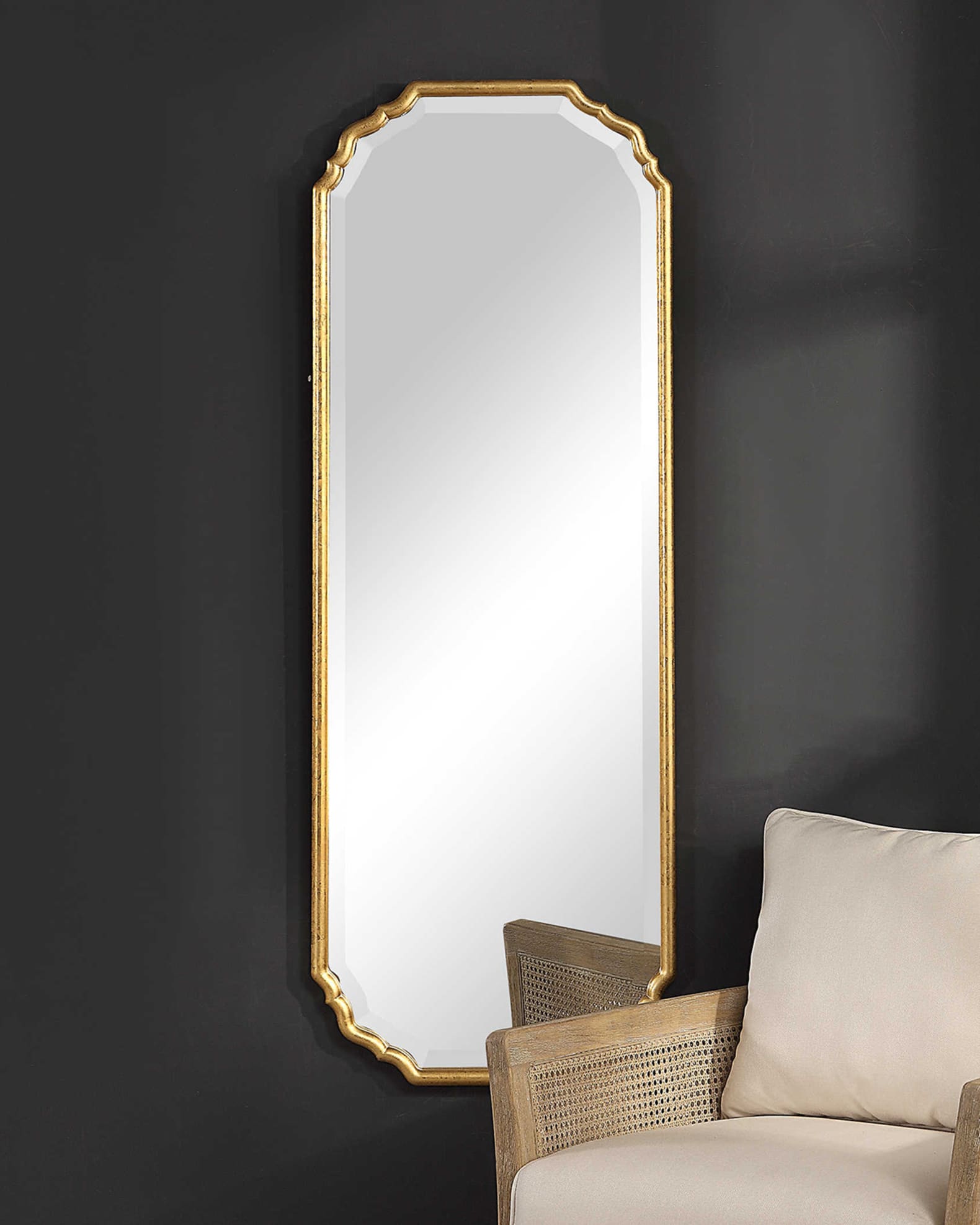 Elegant Curved Mirror | Horchow