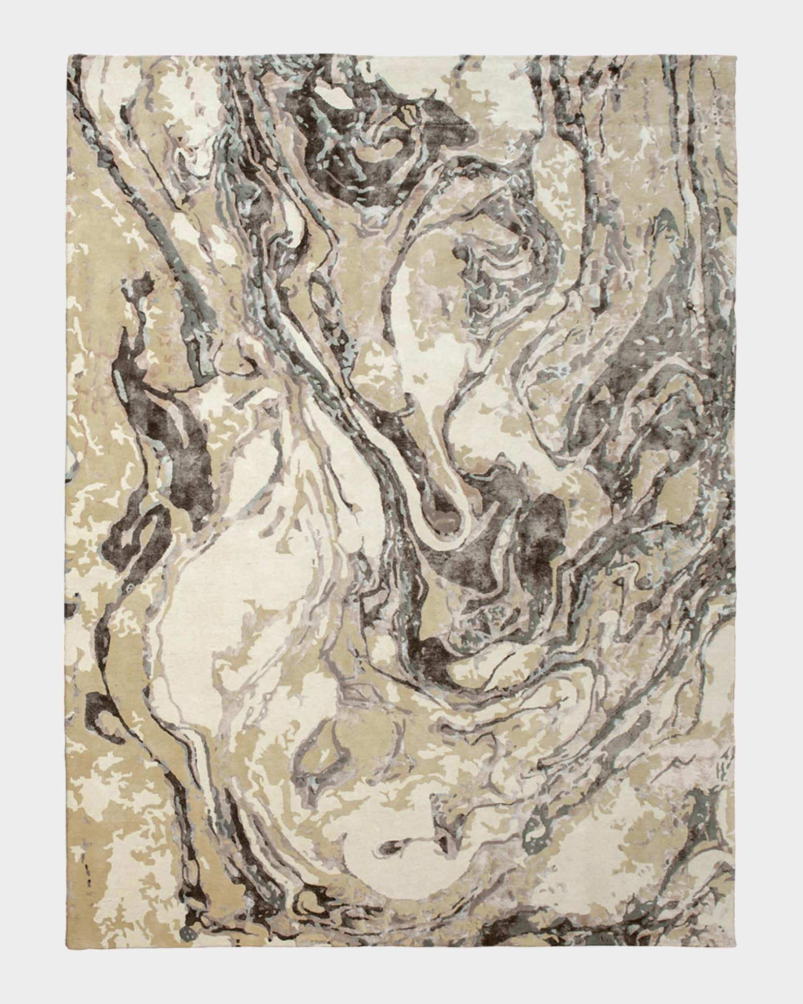 Ashley Childers for Global Views Marbleized Hand Tufted Rug, 8' x 10 ...