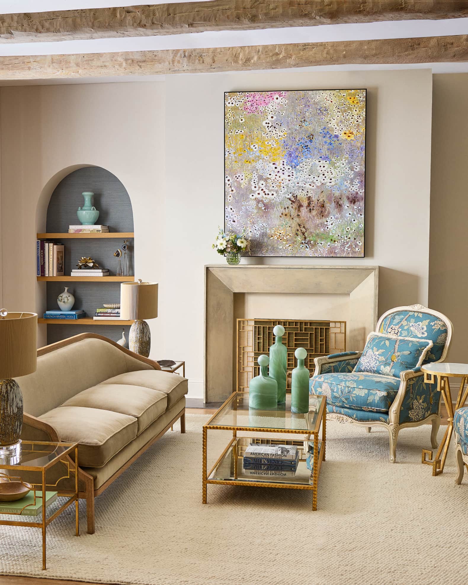 William D. Scott for Global Views Stud Coffee Table | Horchow