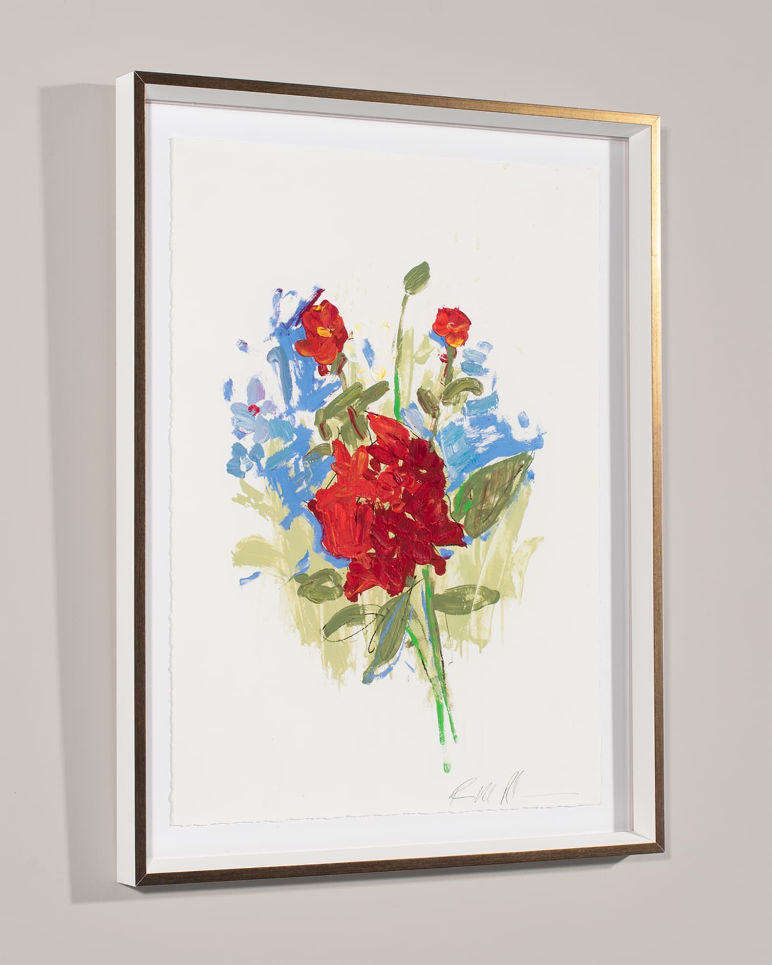 RFA Fine Art "White Glove Series - Roses" Print Art by Robert Robinson ...