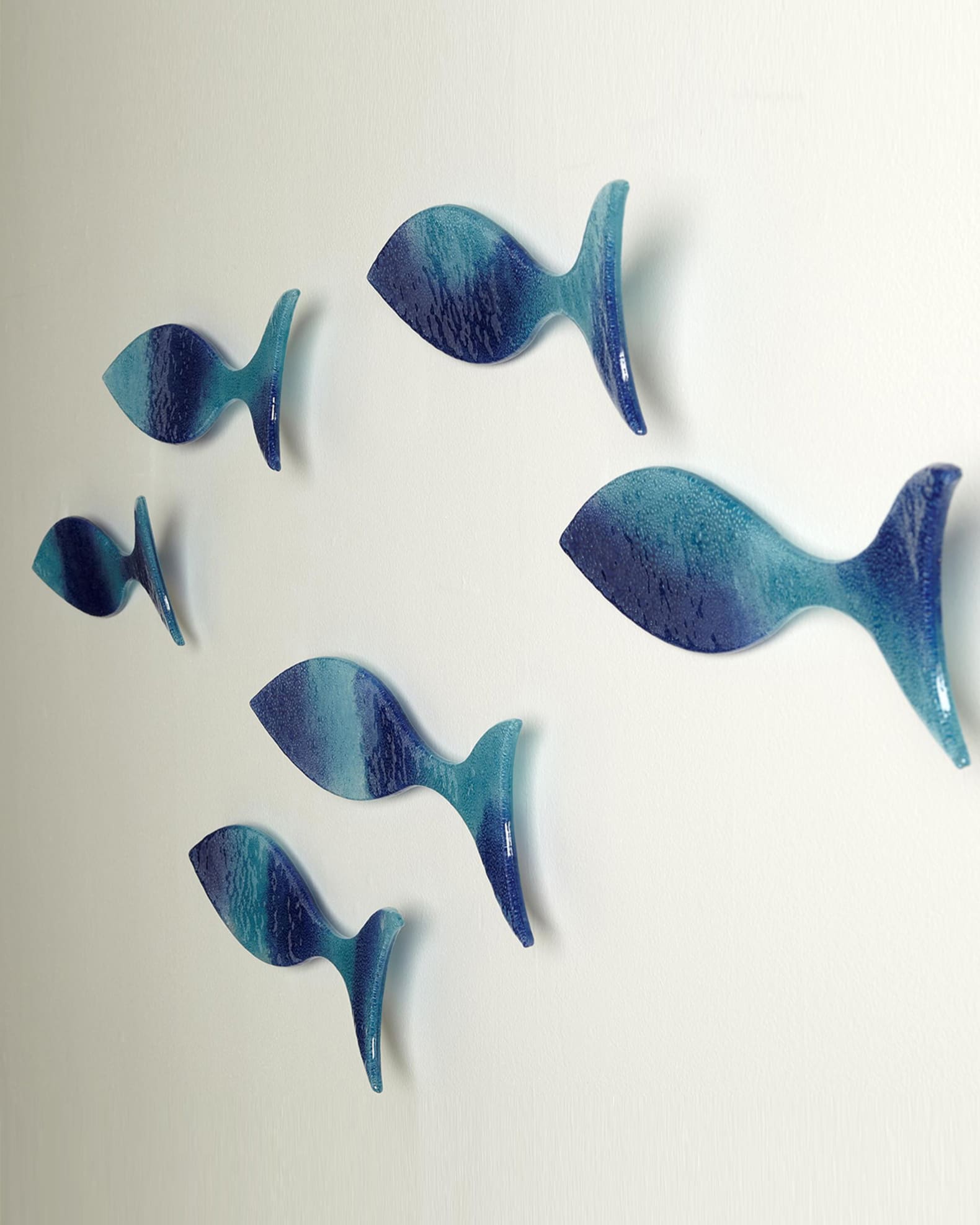 William D Scott for Global Views Wall Fish Decor, Set of 6 | Horchow