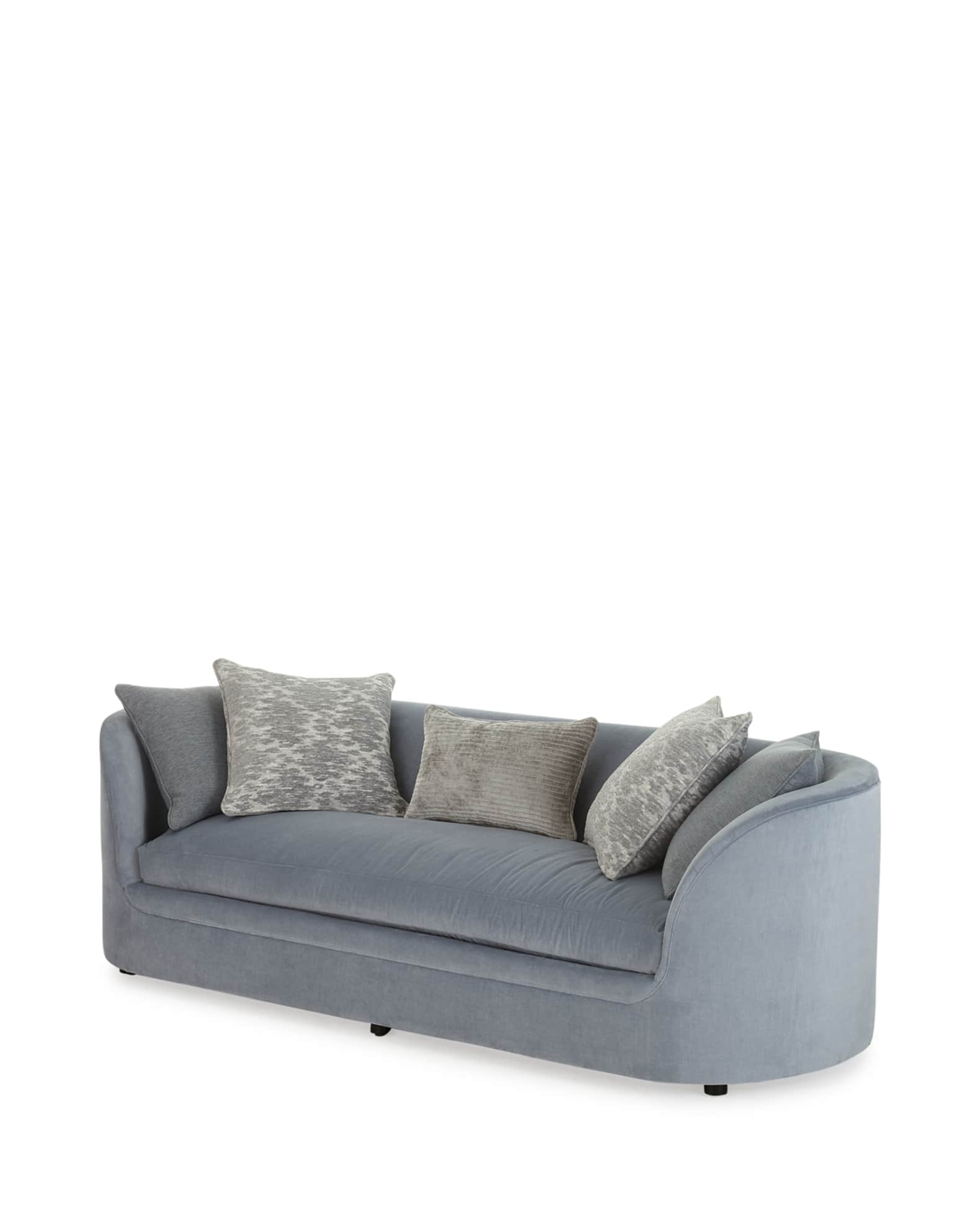 Bernhardt Interiors Amara Curved Sofa, 98" | Horchow